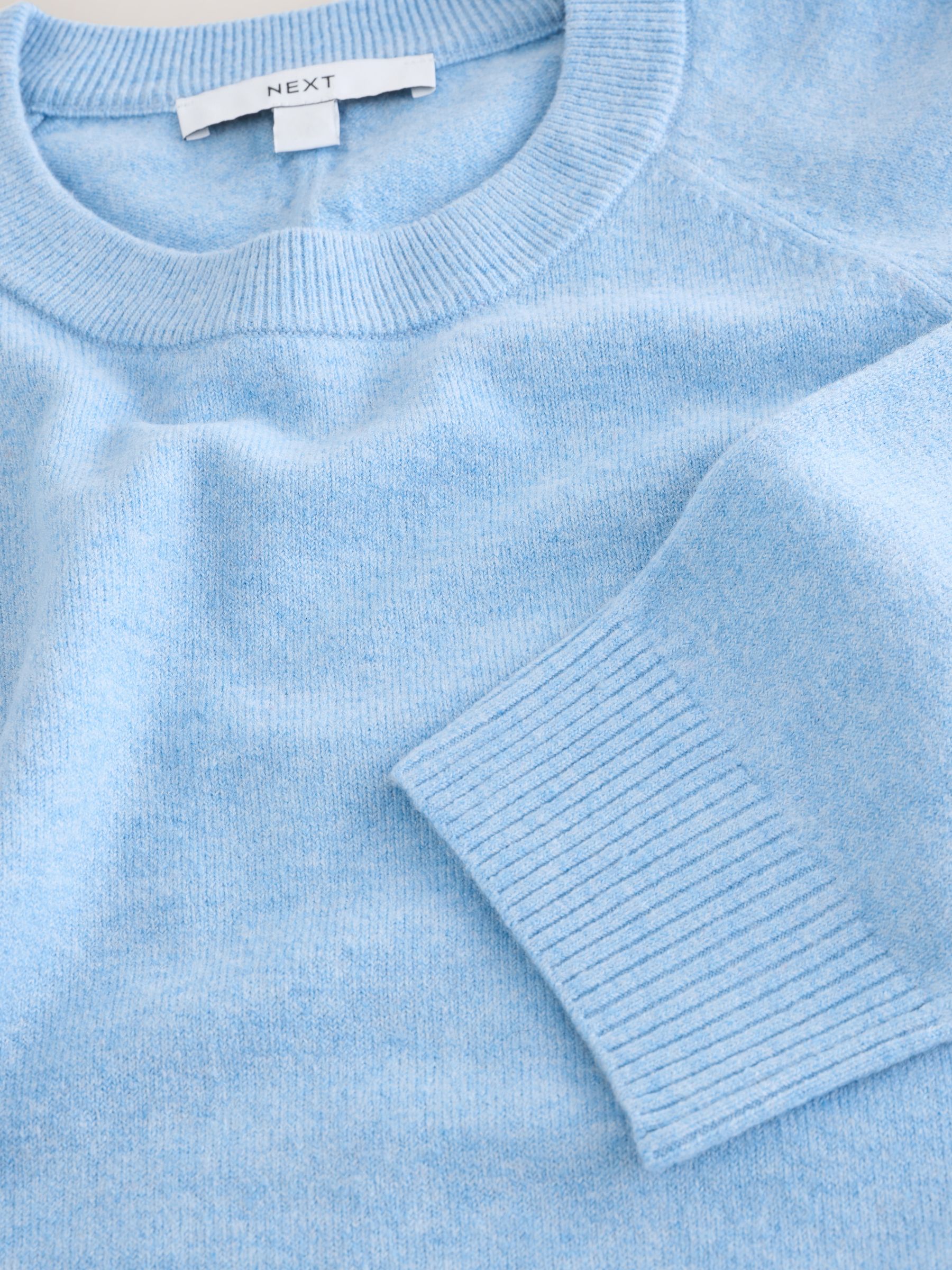 Buy Light Blue Supersoft Crew Neck Long Sleeve Jumper from the Next UK ...