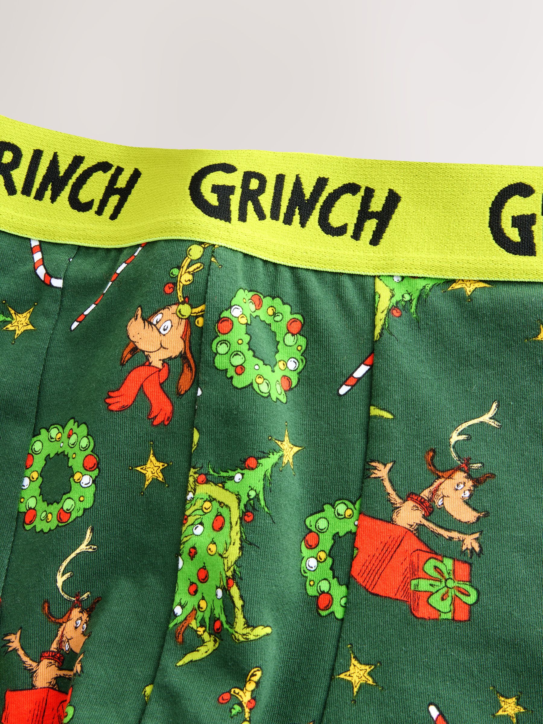 Buy Grinch Christmas Novelty Boxers from the Next UK online shop