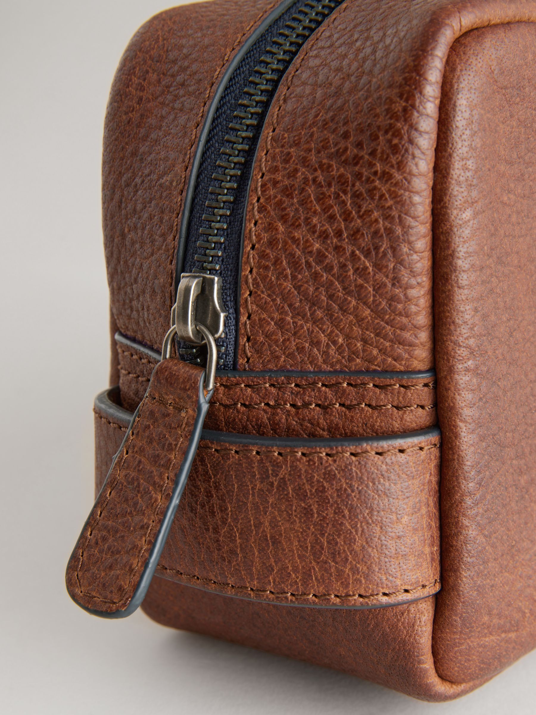 Buy Brown - Leather Washbag from Next Bulgaria