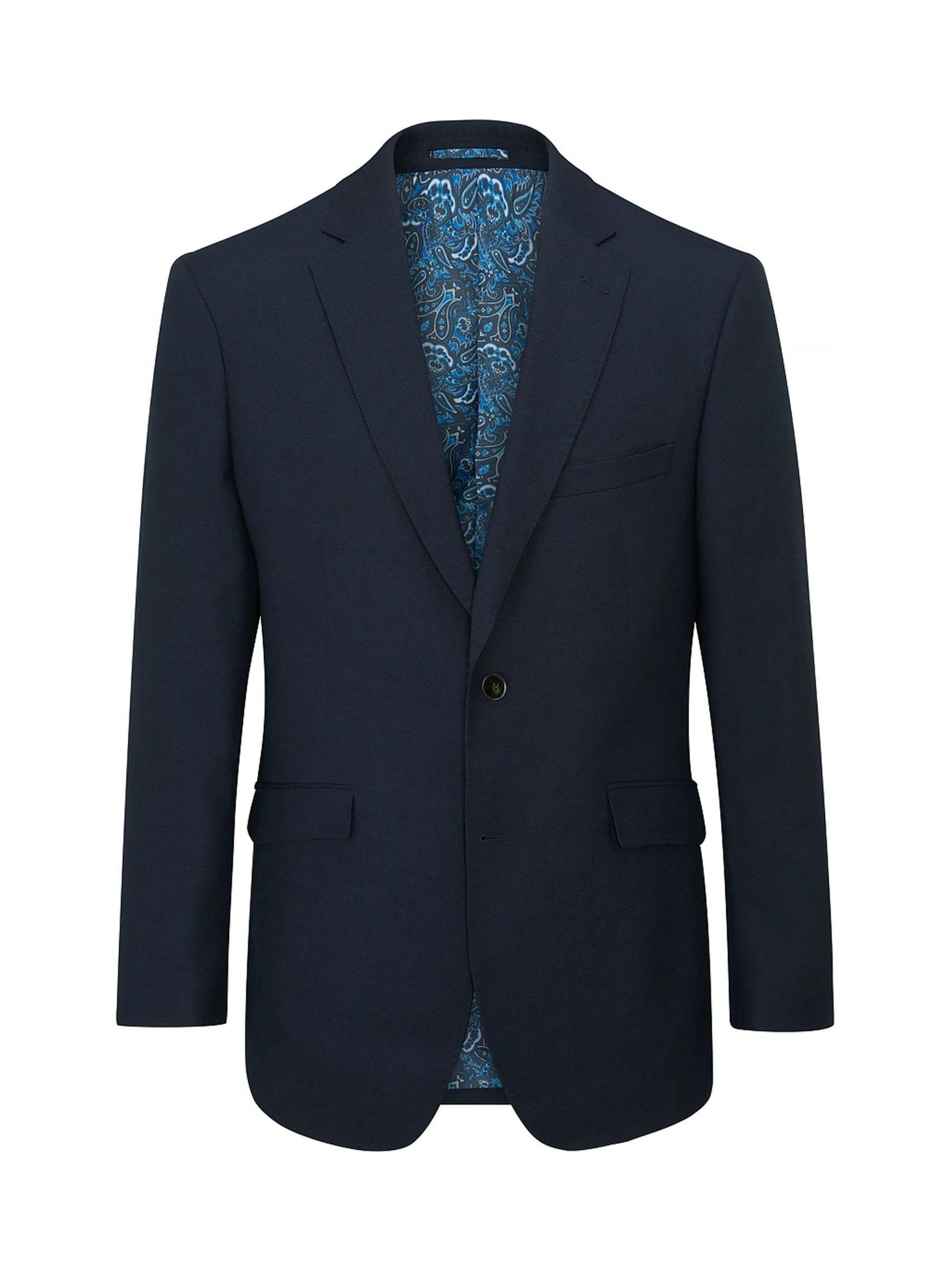 Buy Skopes Dark Navy Blue Slim Fit Harcourt Suit Jacket from the Next ...