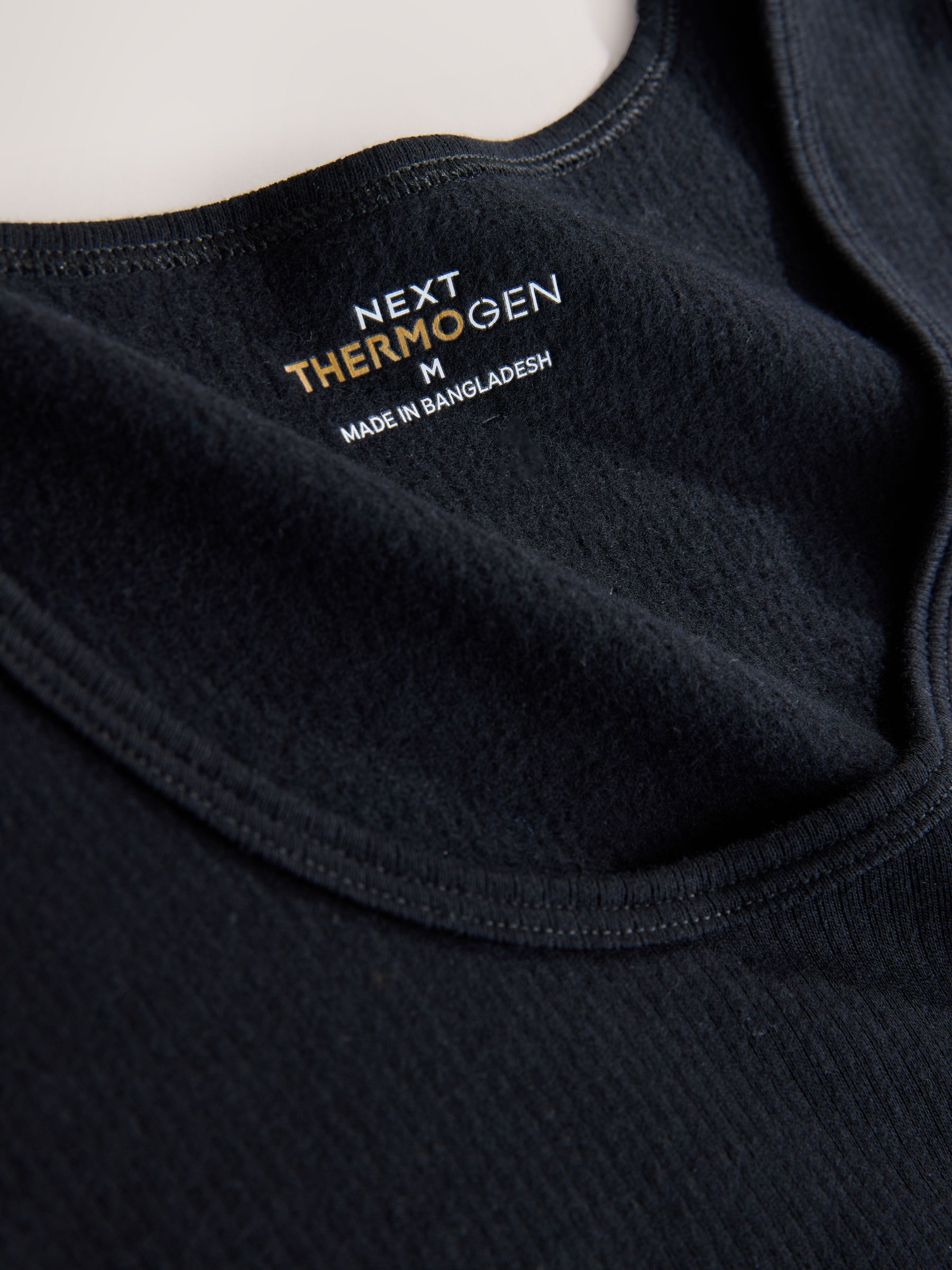 Buy Black Thermogen Vests 2 Pack from Next Ireland
