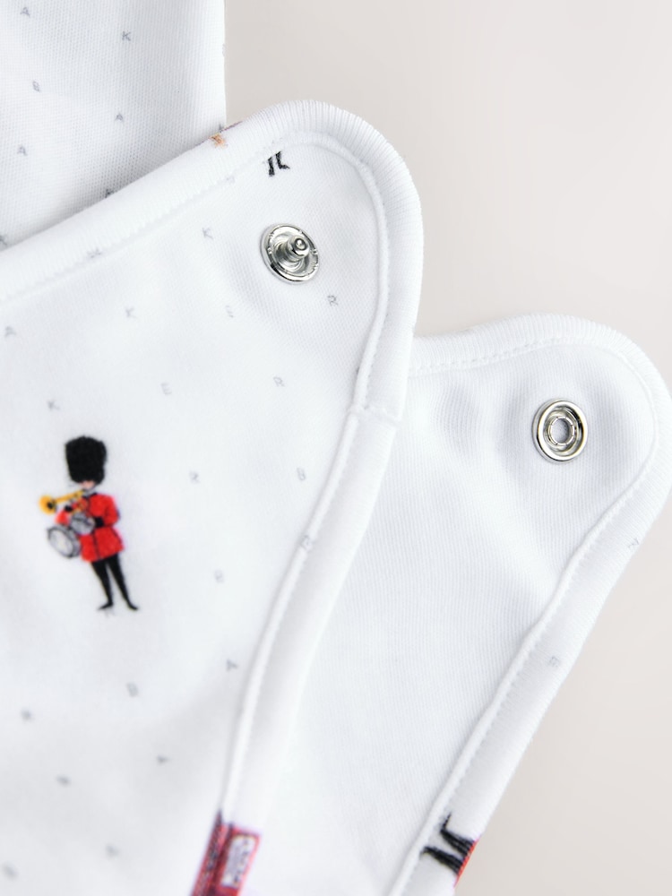 Buy Baker by Ted Baker London Sleepsuit, Hat and Bib White Gift Set ...