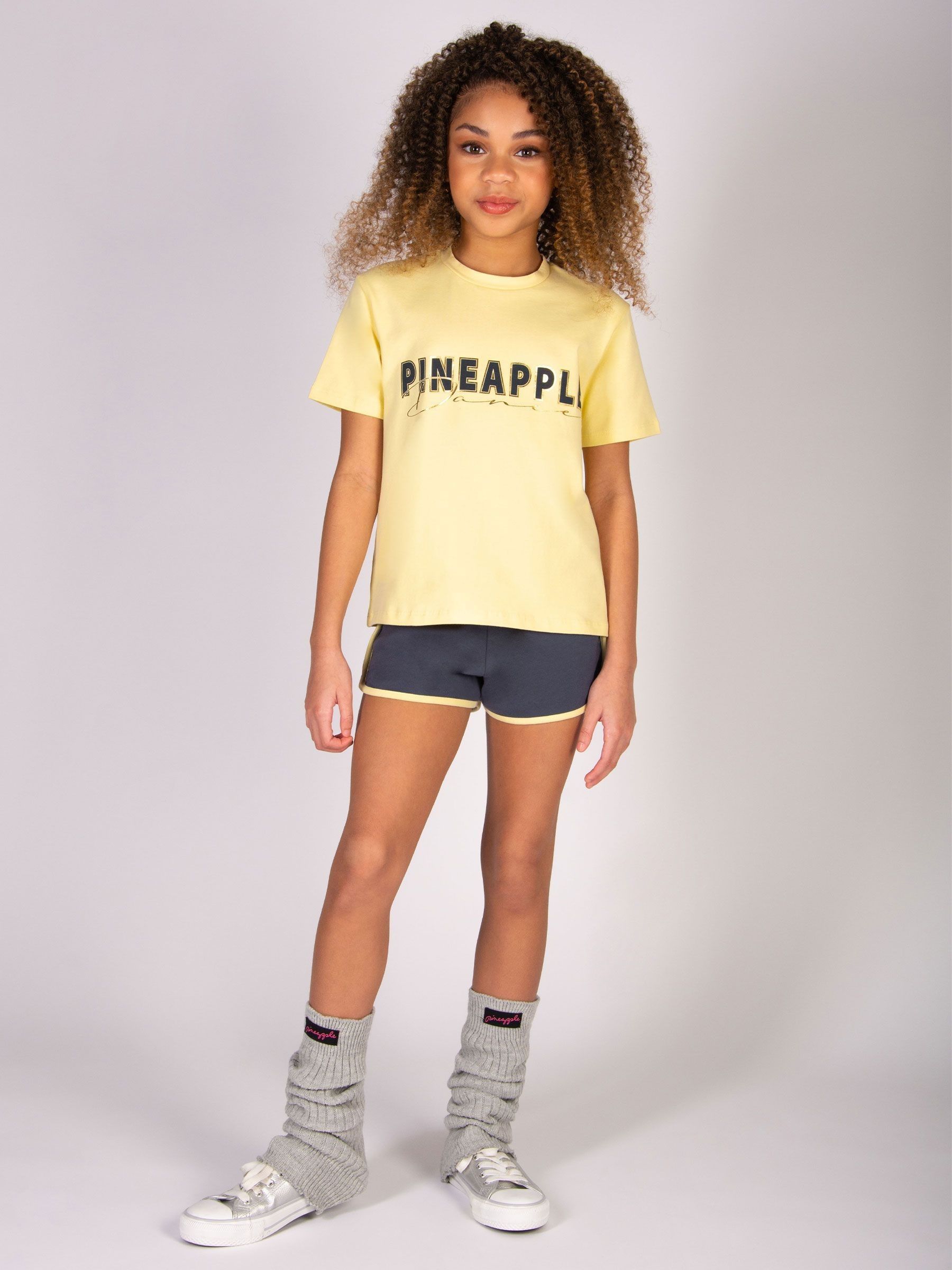 Buy Pineapple Yellow Logo Girls Dance Crop T-Shirt from the Next UK ...