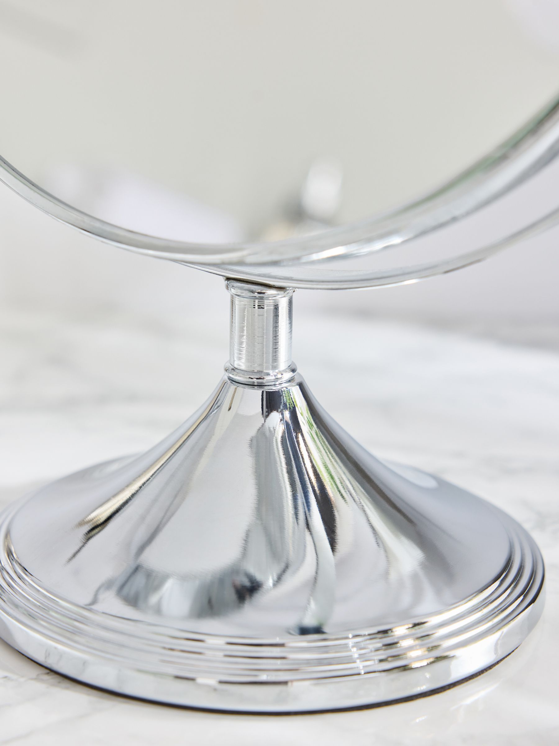 Buy Silver Round 3x Magnifying Dressing Table Mirror from the Next UK ...