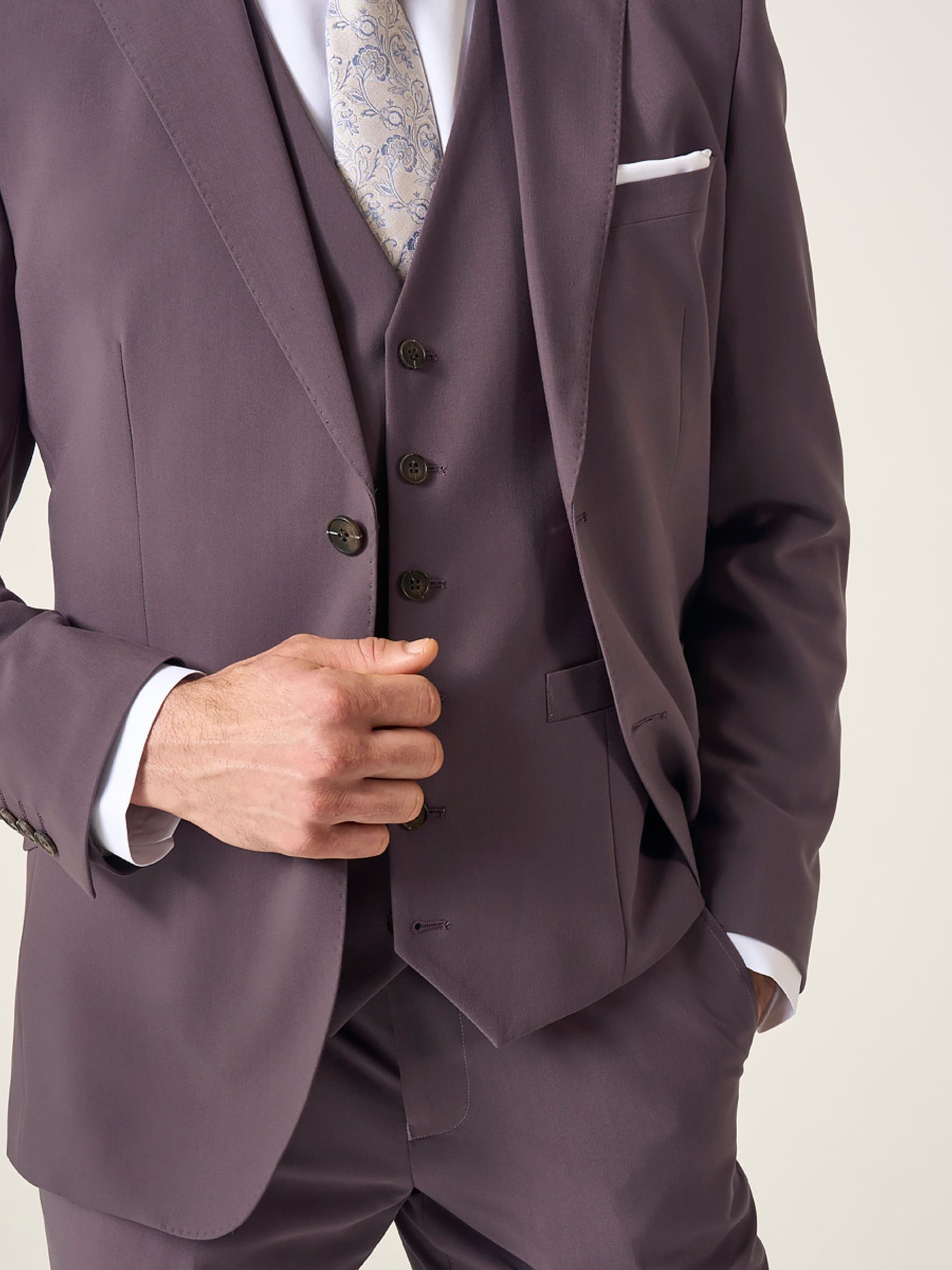 Buy Skopes Purple Tailored Tailored Fit Beckett Suit Jacket from the ...