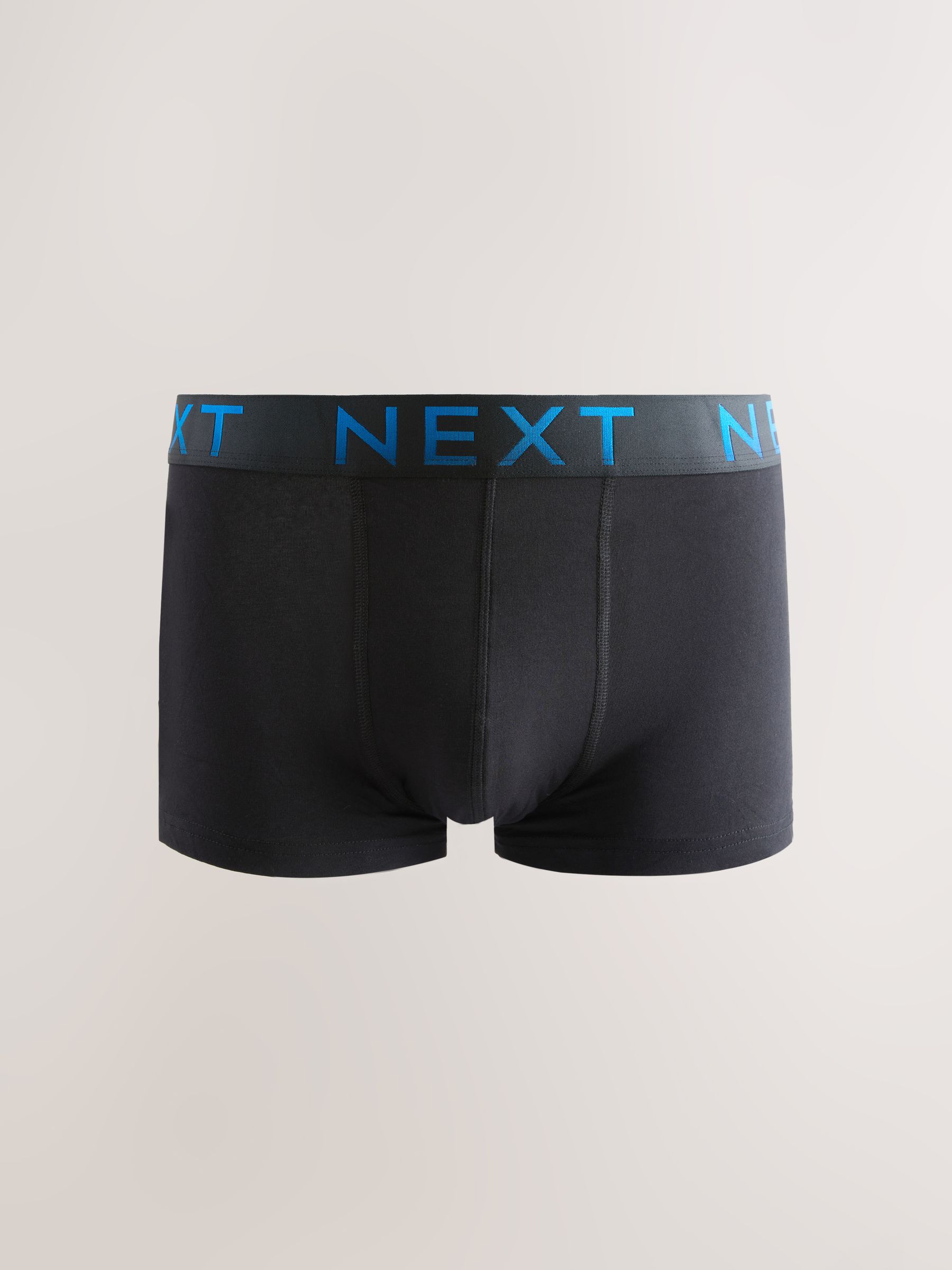 Buy Black Bright Ombre Text Waistband 10 pack Cotton Rich Blend Hipster ...