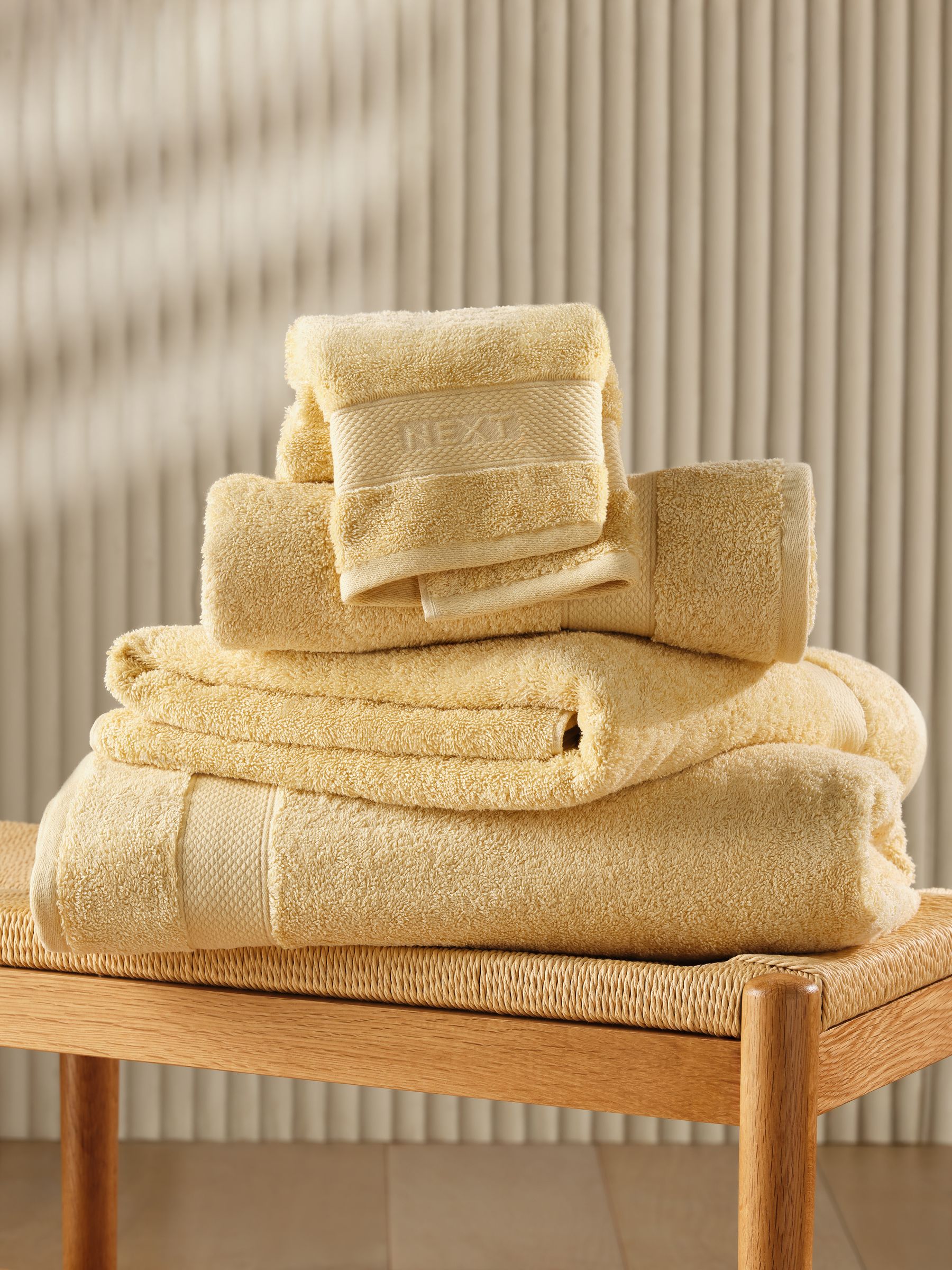 Buy Buttermilk Yellow Egyptian Cotton Towel from Next New Zealand