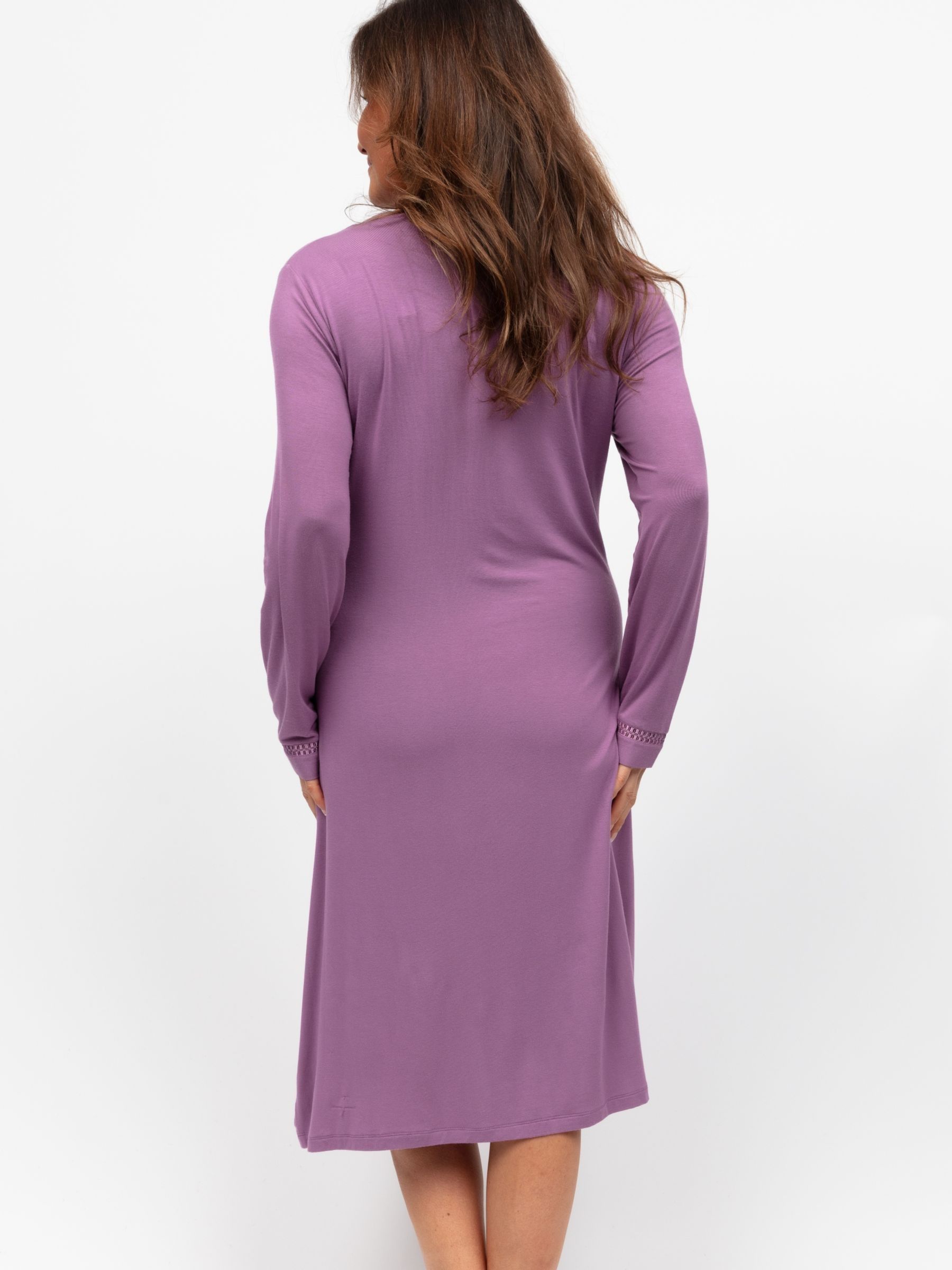 Buy Nora Rose Purple Long Sleeve Short Nightdress from the Next UK ...