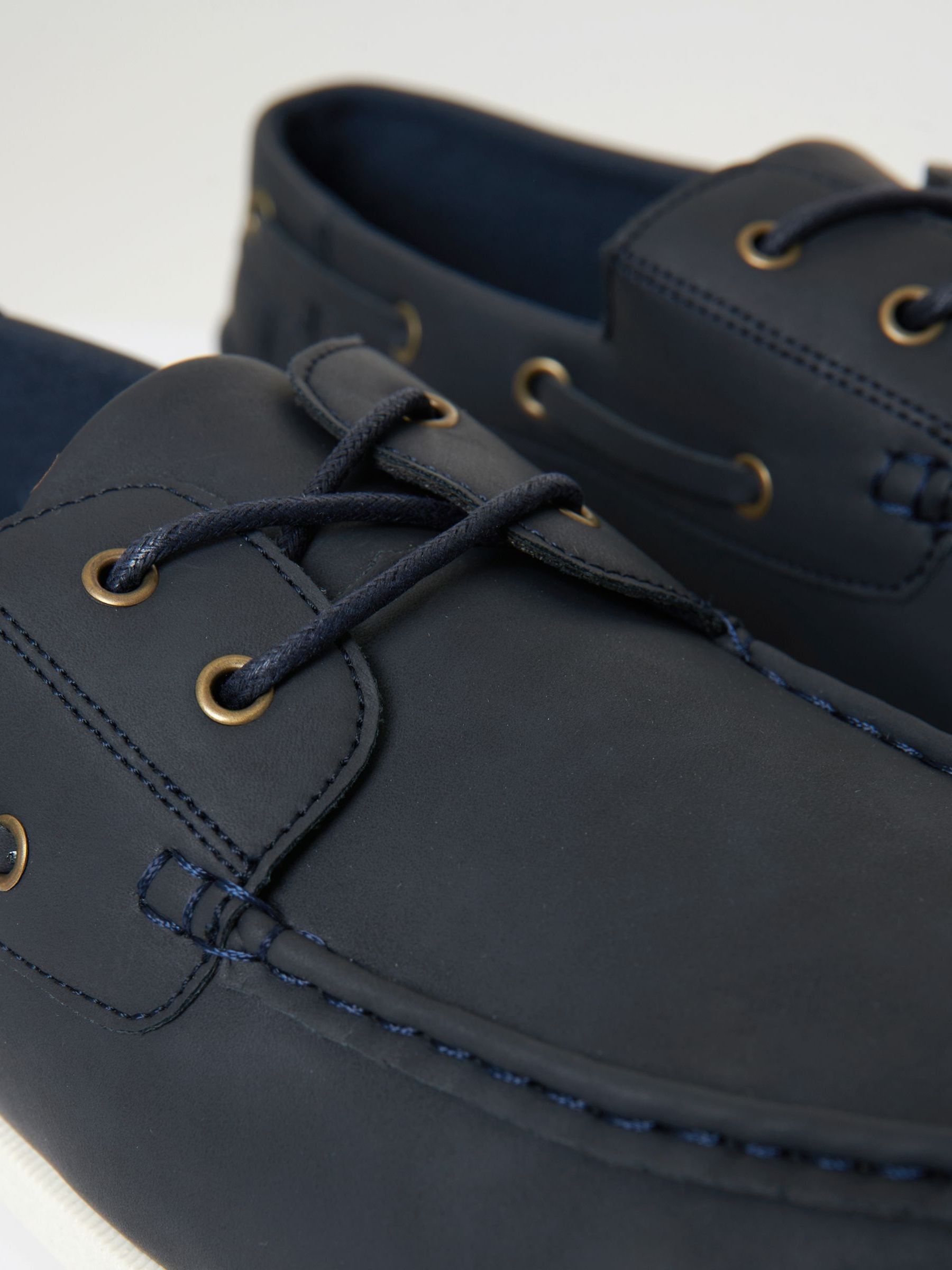 Buy Threadbare Blue Faux Suede Boat Shoes from Next Denmark