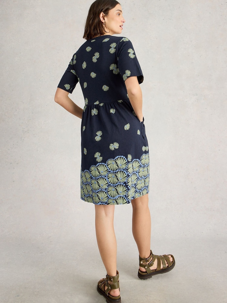 Buy White Stuff Blue 100% Cotton Thea Jersey Dress from Next Australia