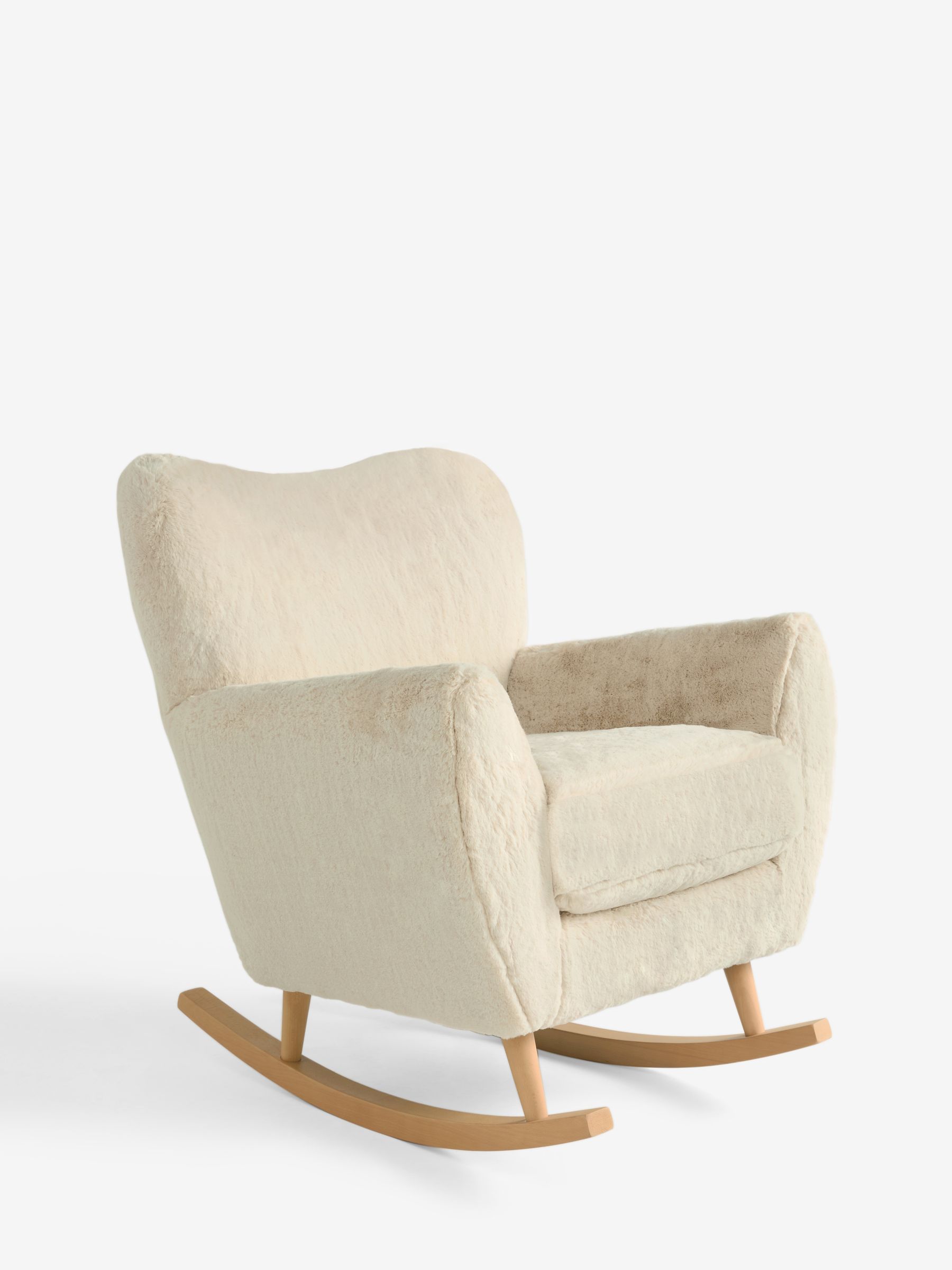 Buy Oslo Faux Fur Light Natural Wilson Rocking Chair from the Next UK ...