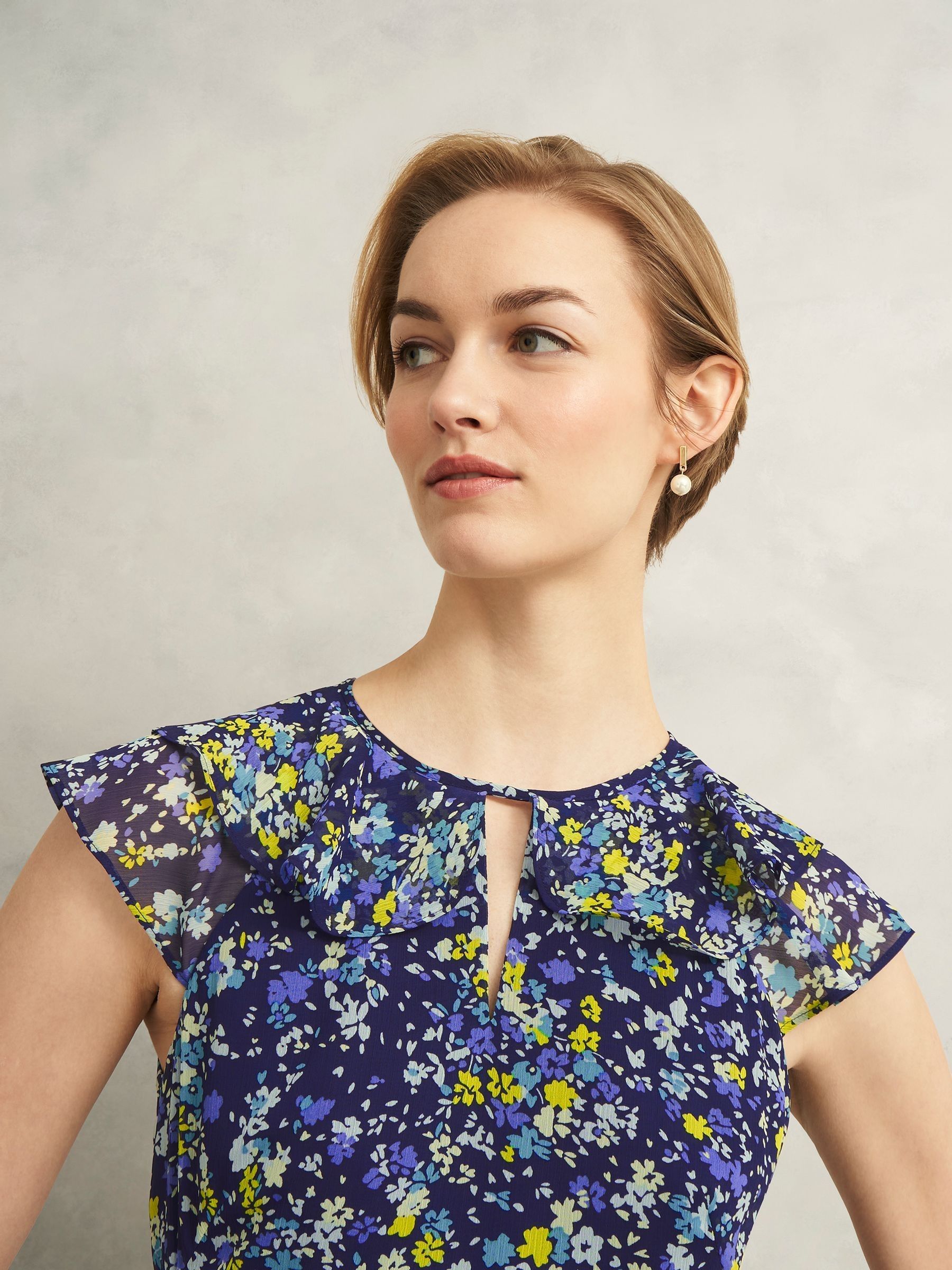 Buy Hobbs Blue Dawn Dress from the Next UK online shop