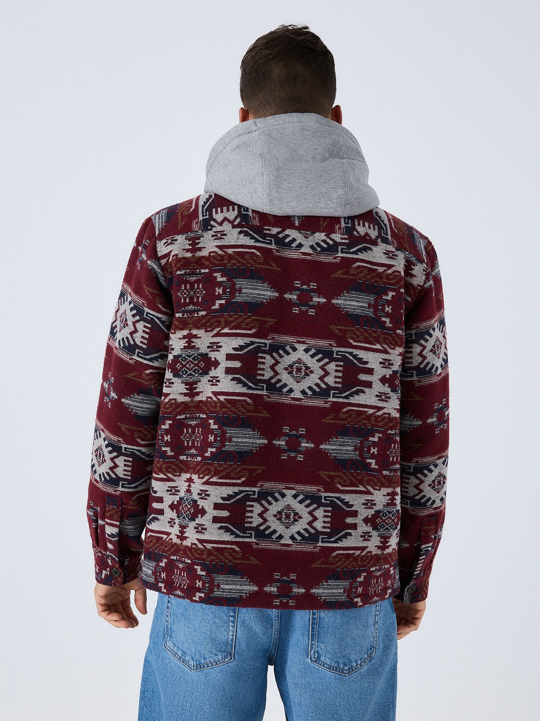 Buy Burgundy Red Navajo Style Shacket from the Next UK online shop