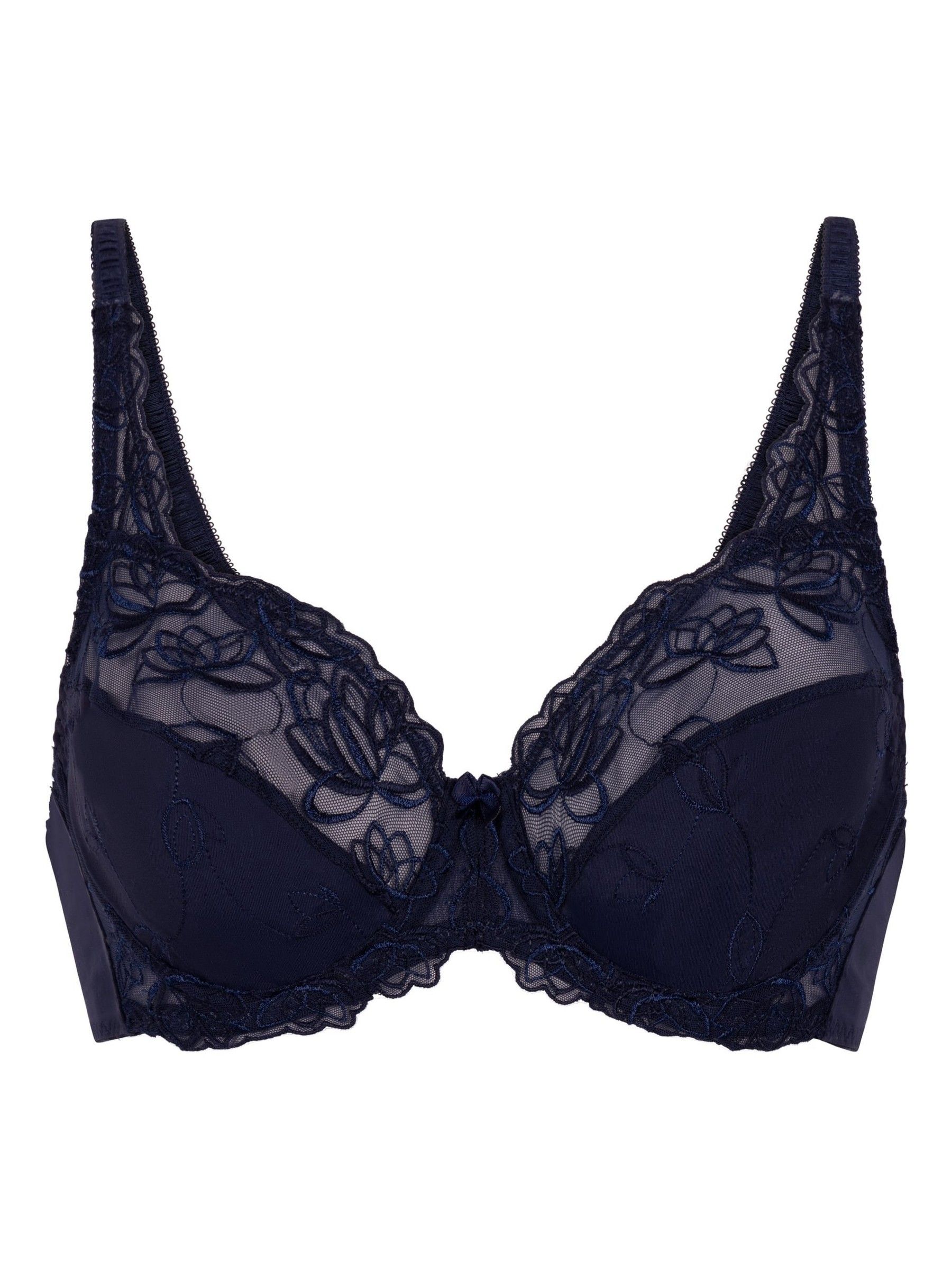 Buy Hunkemöller Navy Blue Diva Non Padded Underwired Bra from the Next ...