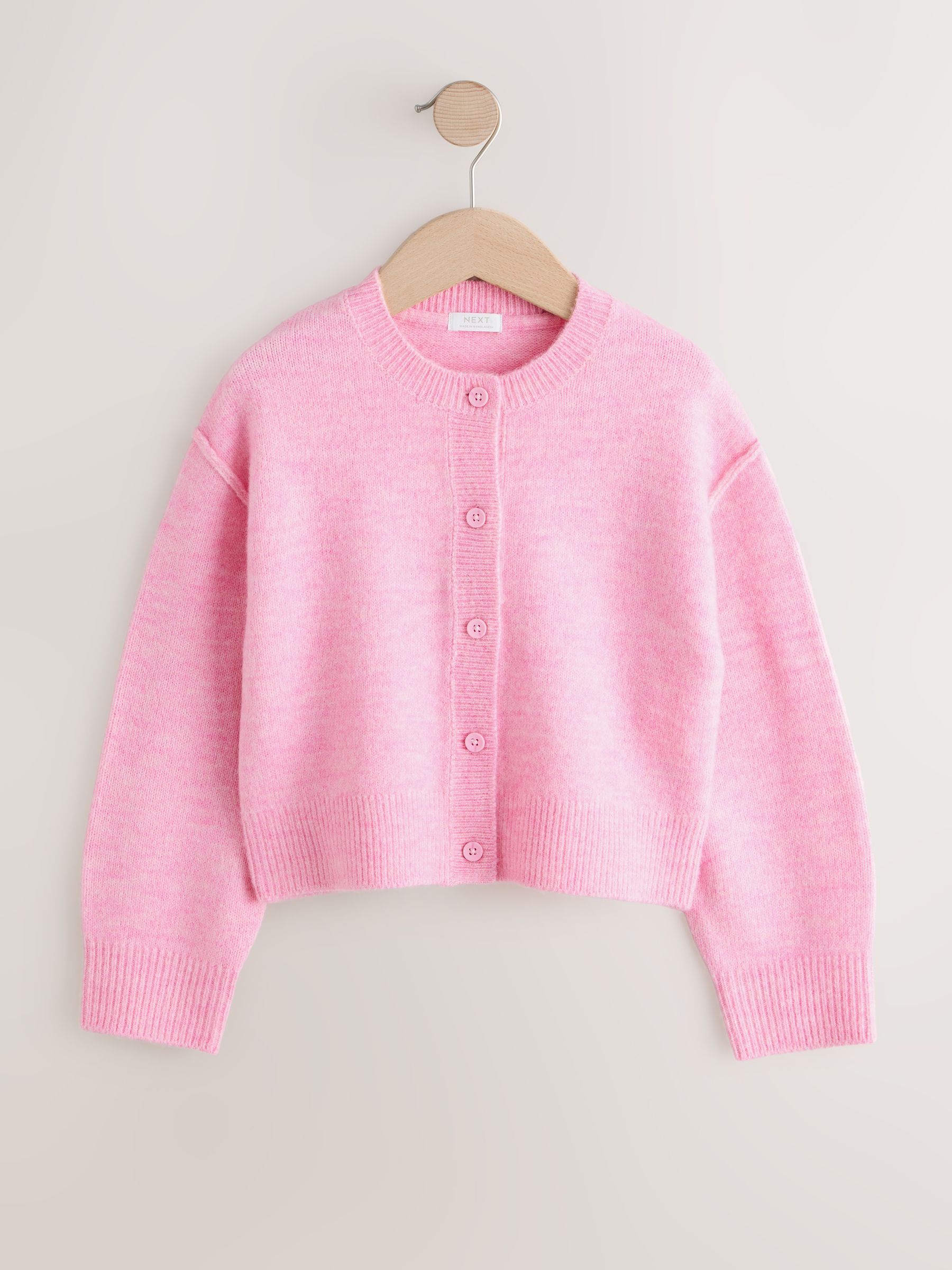 Buy Pink Button Up Cardigan (3-16yrs) from the Next UK online shop