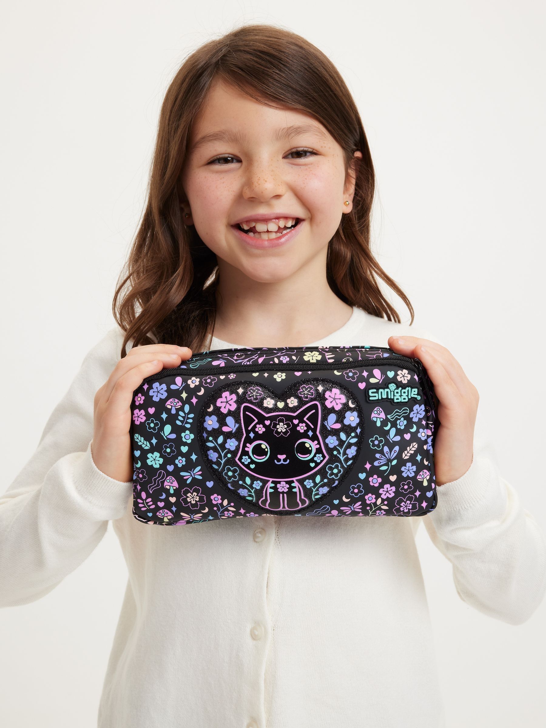 Buy Smiggle Black Eclipse Pocket Character Pencil Case from the Next UK ...