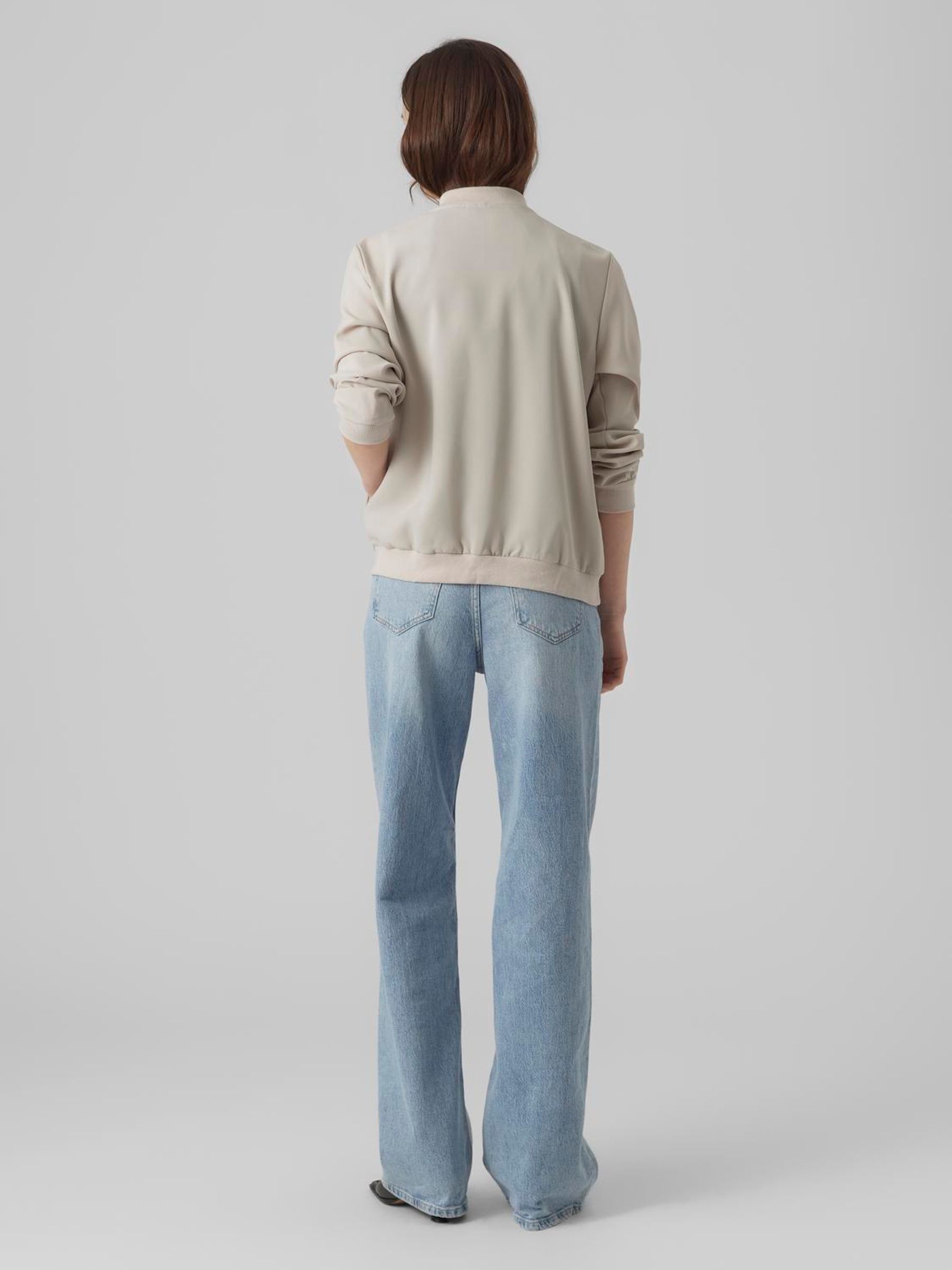 Buy VERO MODA Cream Lightweight Bomber Jacket from the Next UK online shop