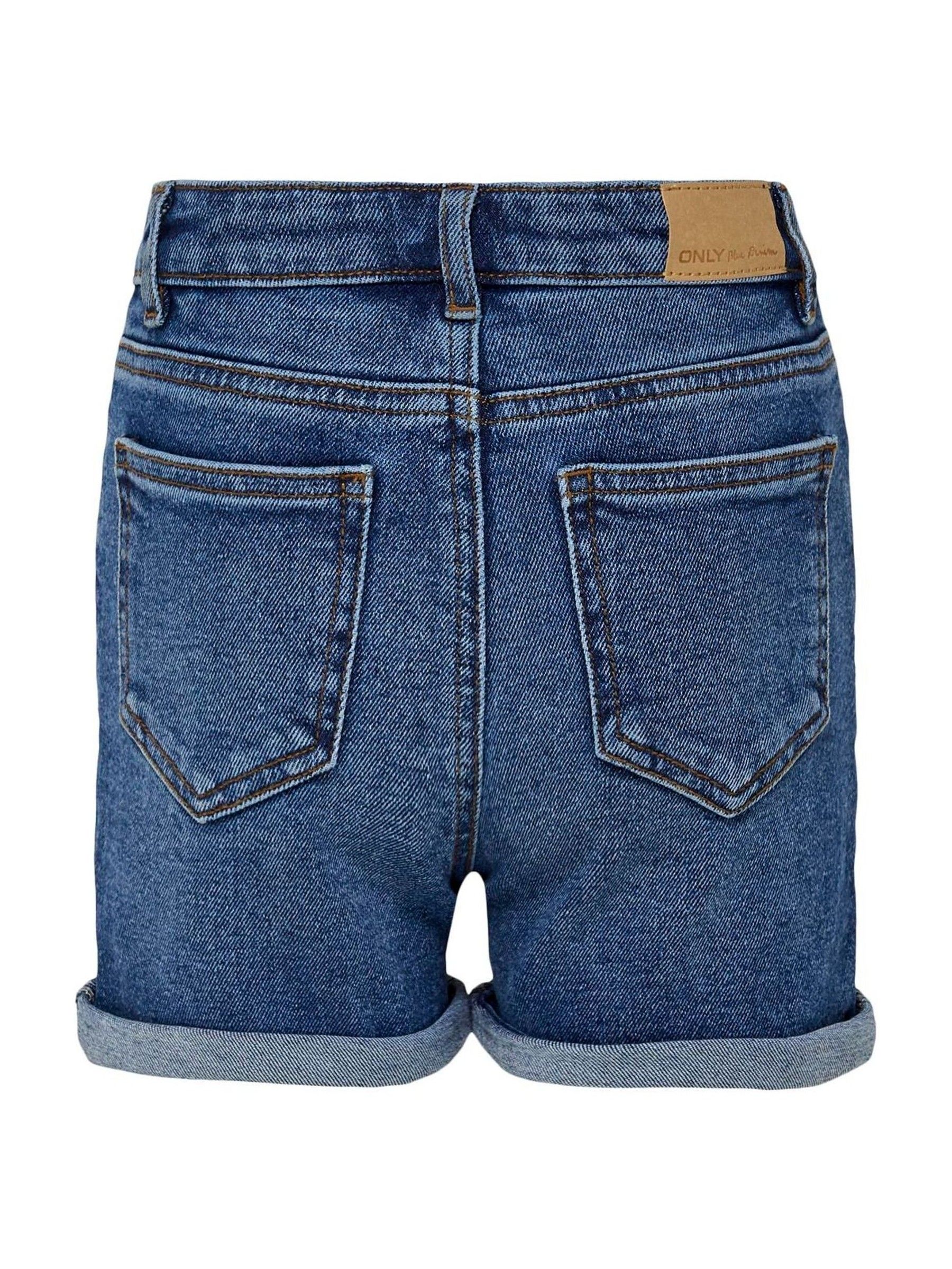 Buy ONLY KIDS Blue Stretch Denim Shorts from the Next UK online shop