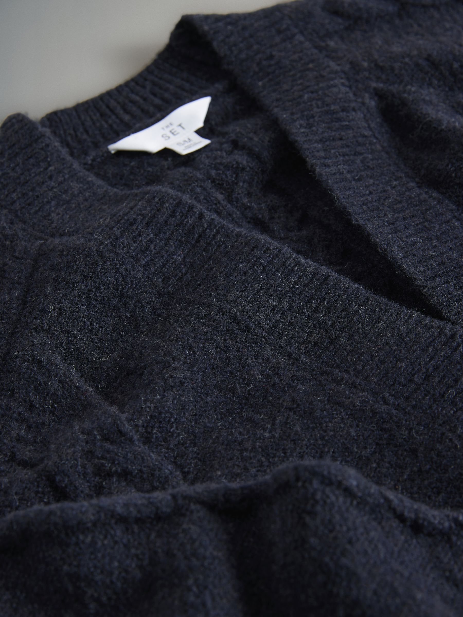 Buy The Set 2 Pack Knitted Cable Cardigans Chocolate Brown/Navy Blue ...