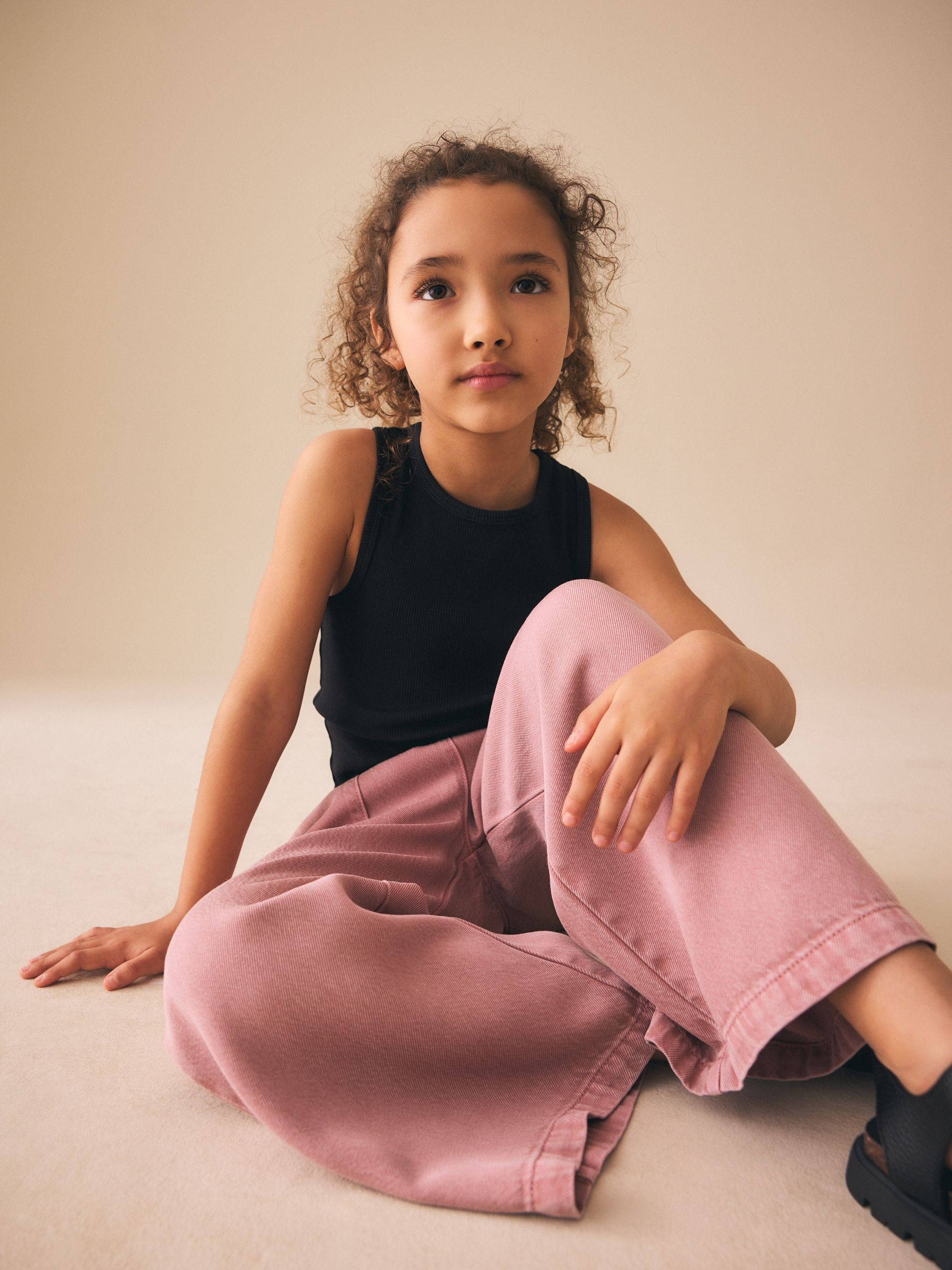 Buy Pink Pull On Wide Leg Trousers (3-16yrs) from the Next UK online shop