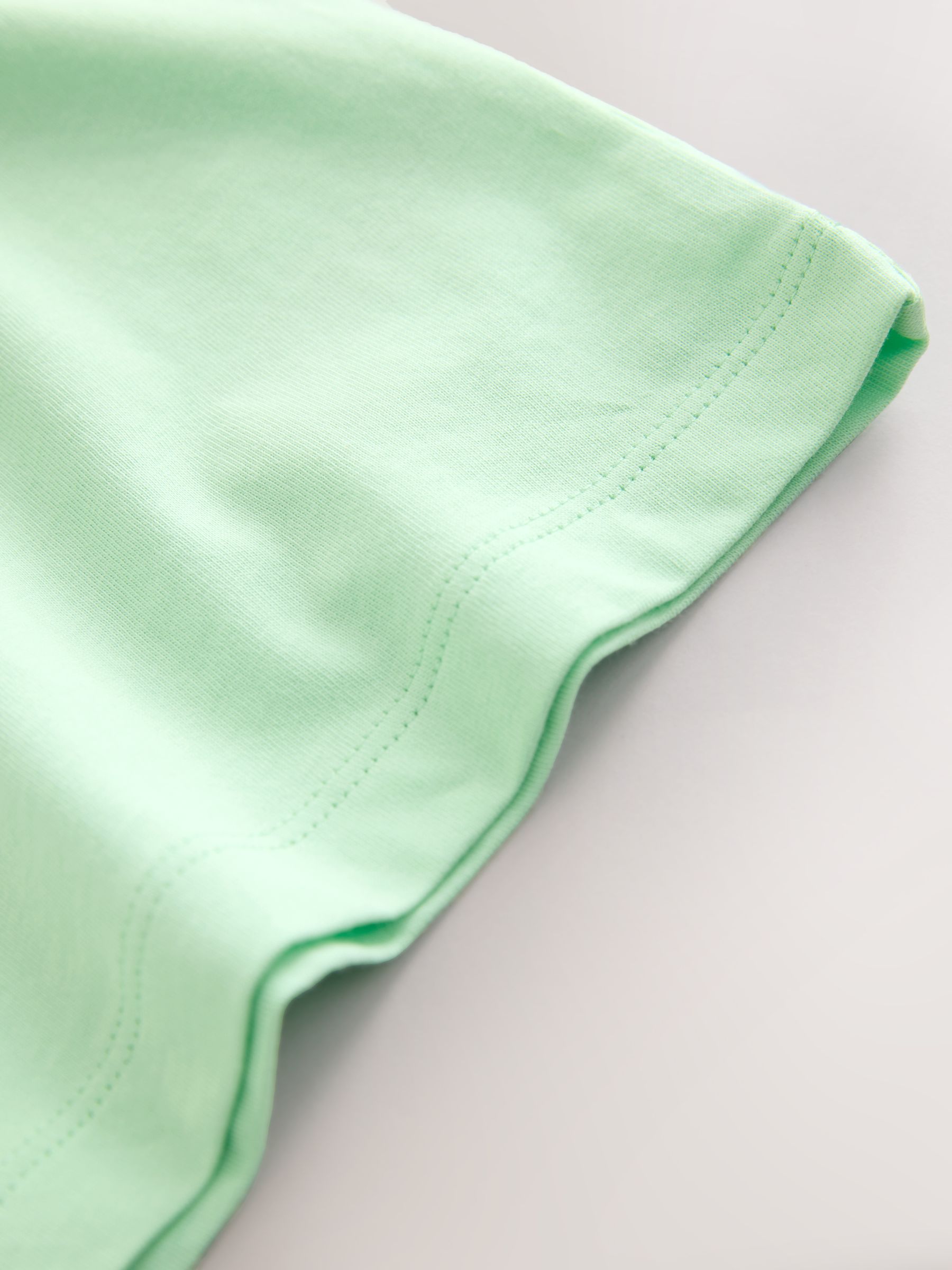 Buy Green Pastel Regular Fit Short Sleeve T-Shirt (3-16yrs) from the ...