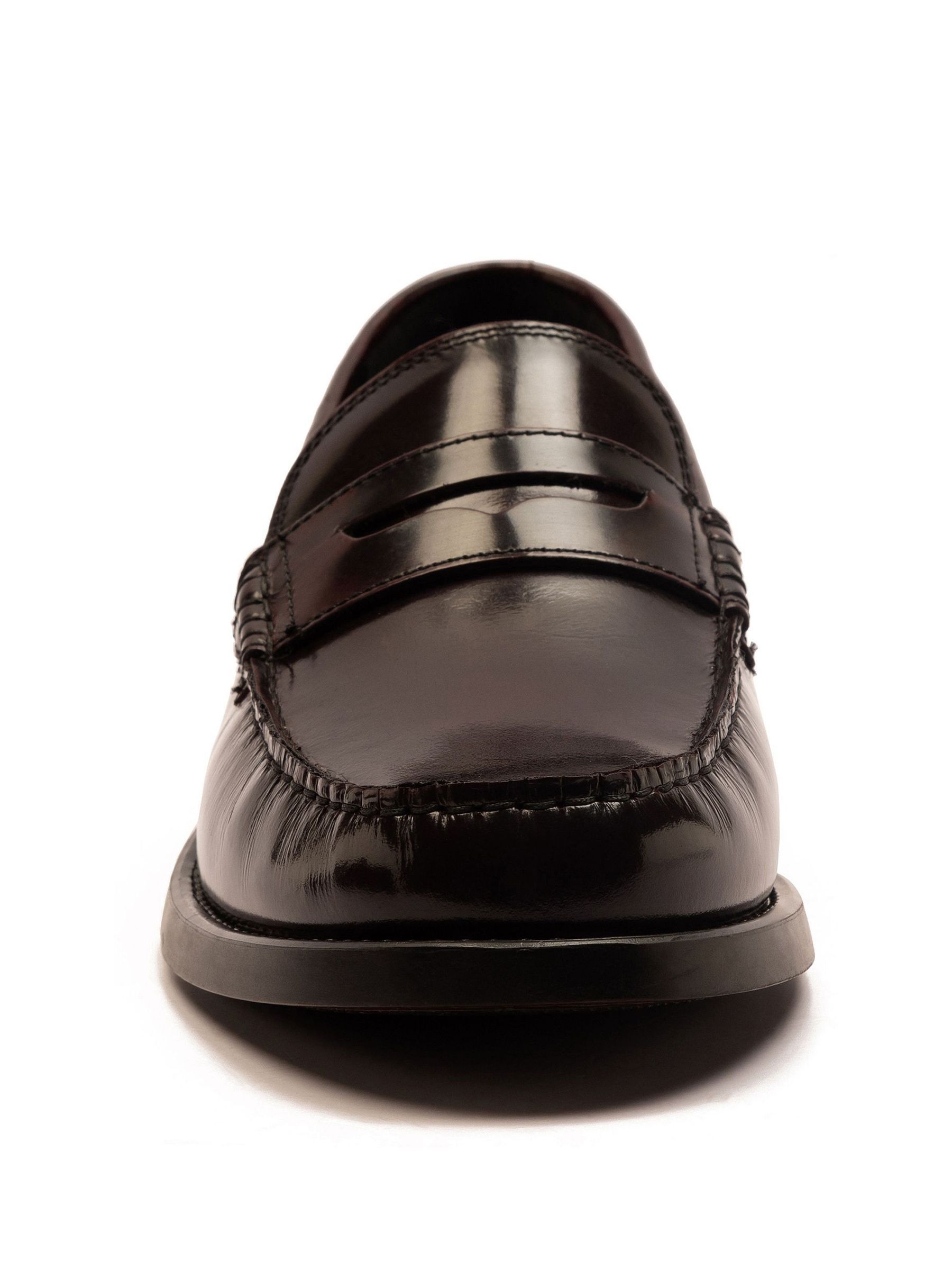 Buy Off The Hook Red Monro Loafer Formal Casual Slip-On Leather Shoes ...