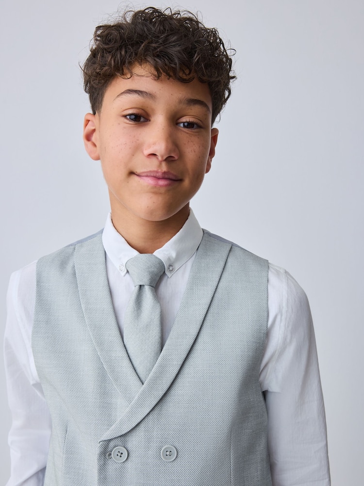 Buy Grey - Baker by Ted Baker Waistcoat, Shirt And Tie Set from Next Germany