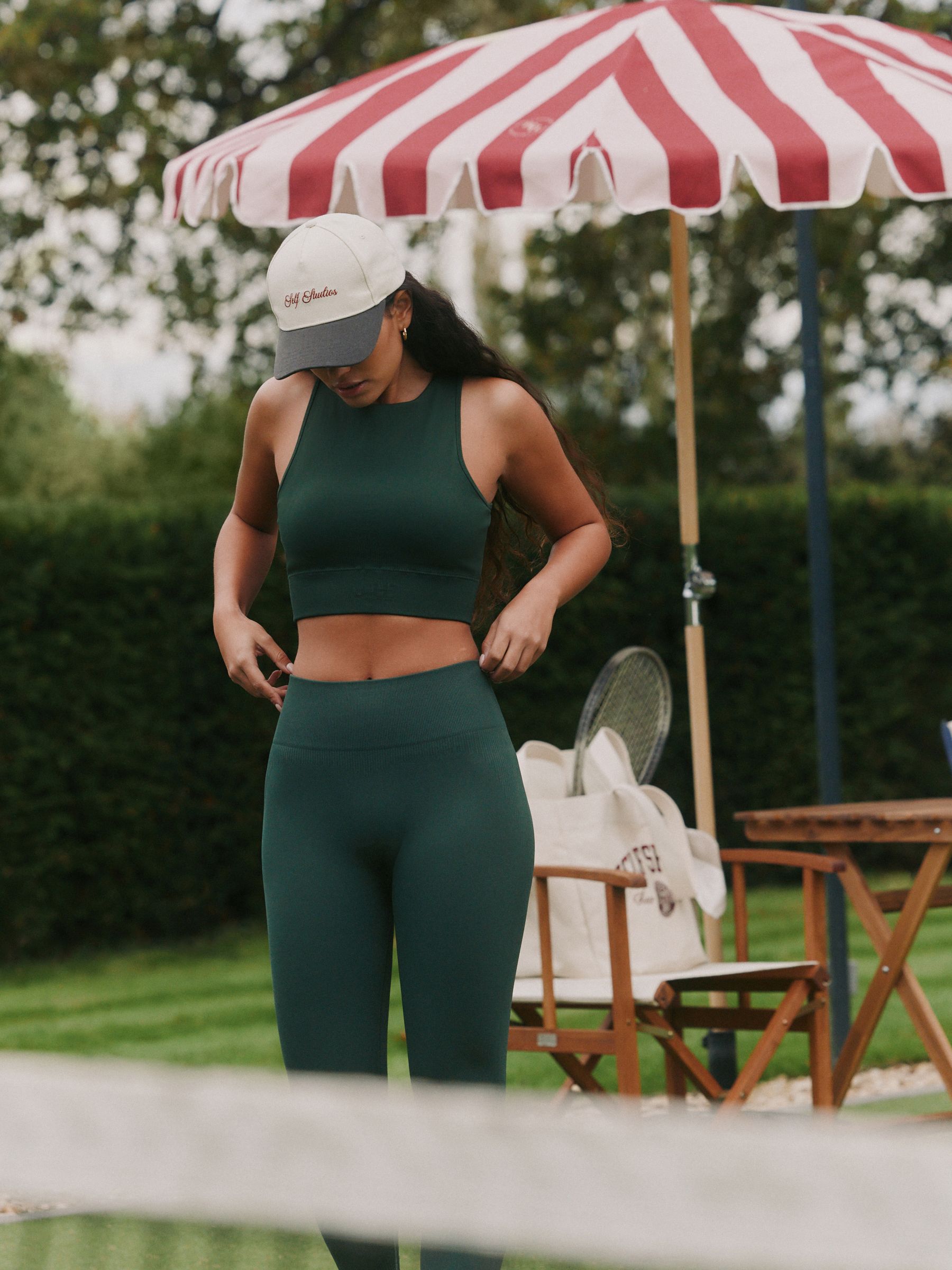 Buy self. Green Seamfree Sports Crop Top from Next France