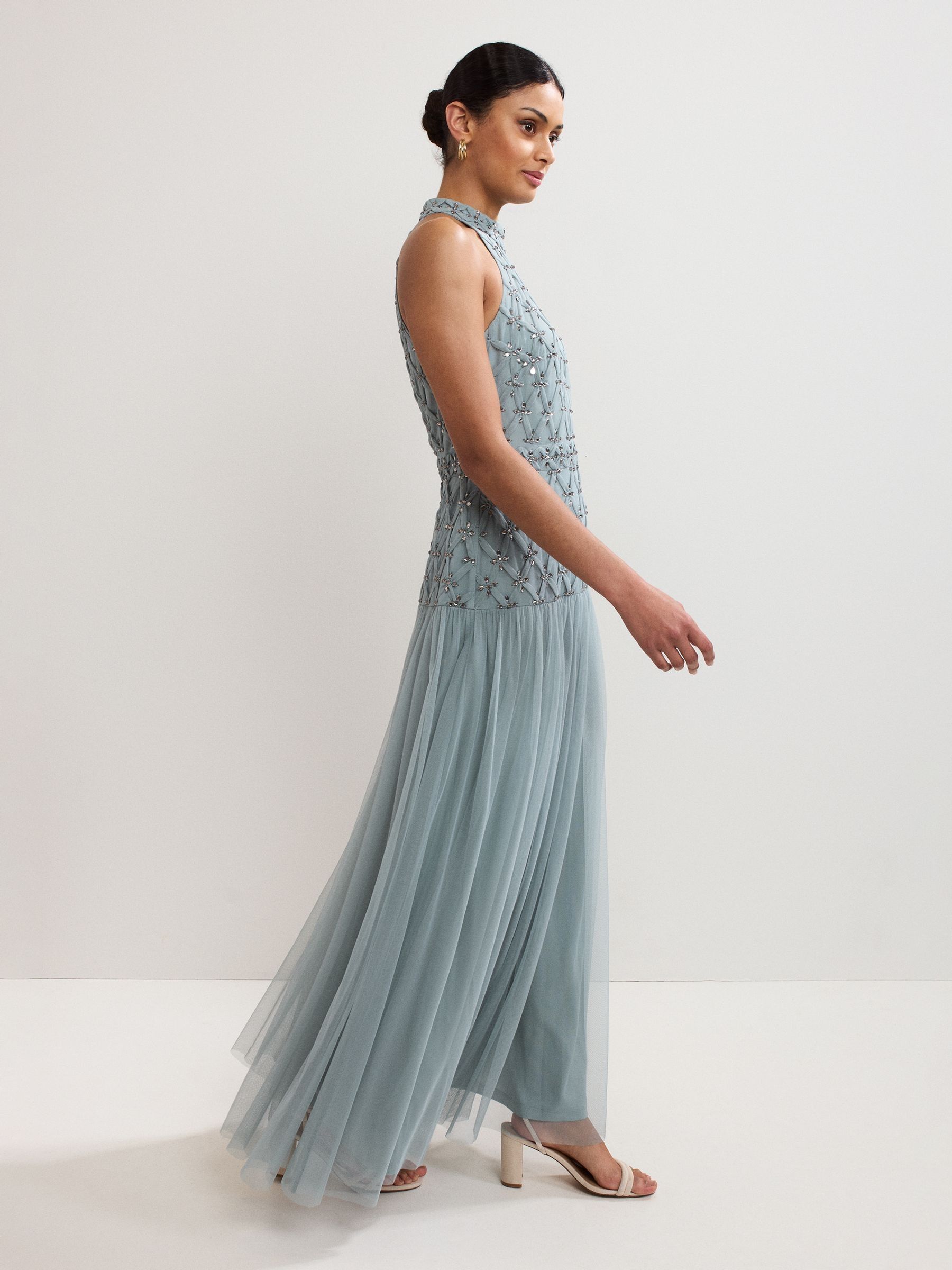 Buy Phase Eight Green Nola Sequin Dress from Next Australia
