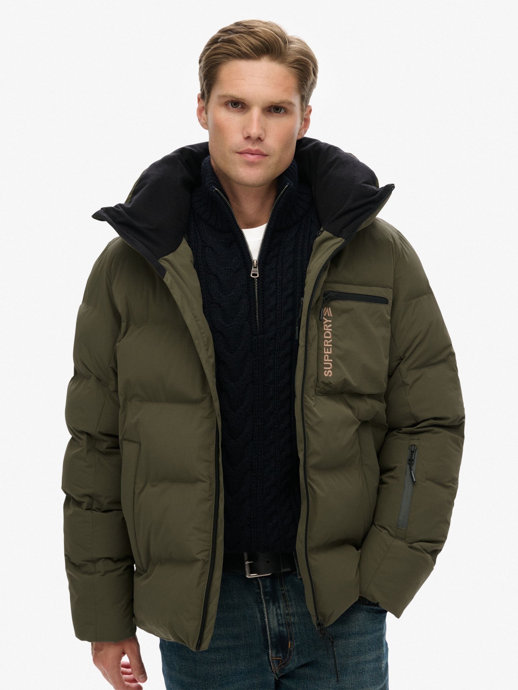 Buy Superdry Green SKI Padded Jacket from the Next UK online shop