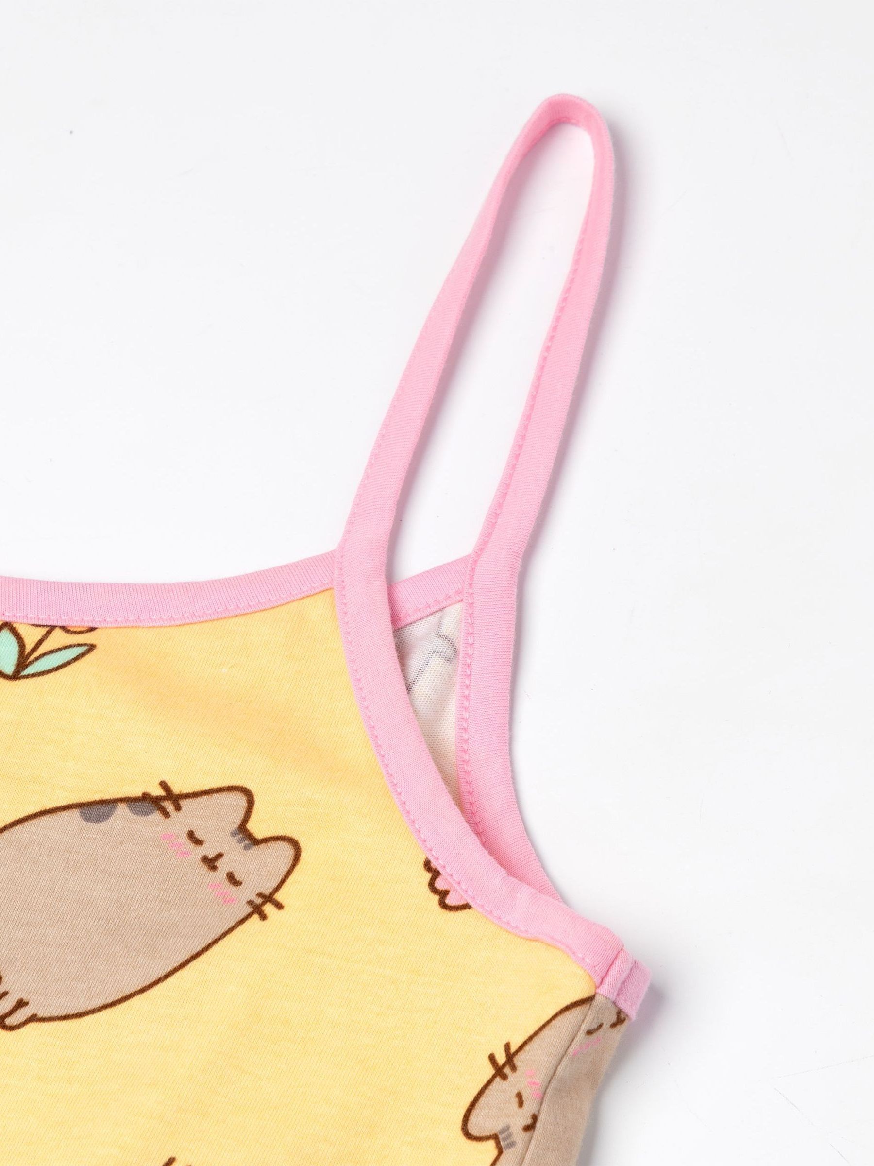 Buy Vanilla Underground Yellow Girls Pusheen Sleeveless Playsuit from ...
