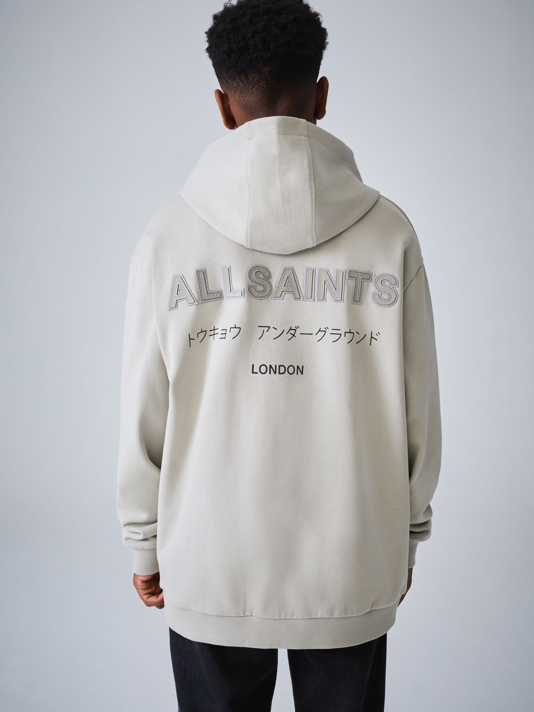Buy smALLSAINTS Stone Oversized Underground Pullover Hoodie from the ...