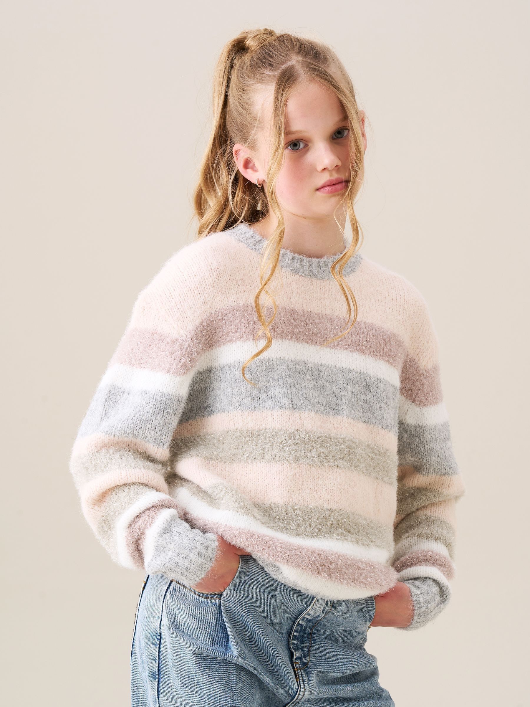 Buy Angel & Rocket Pink Sloane Pretty Stripe Jumper from the Next UK ...
