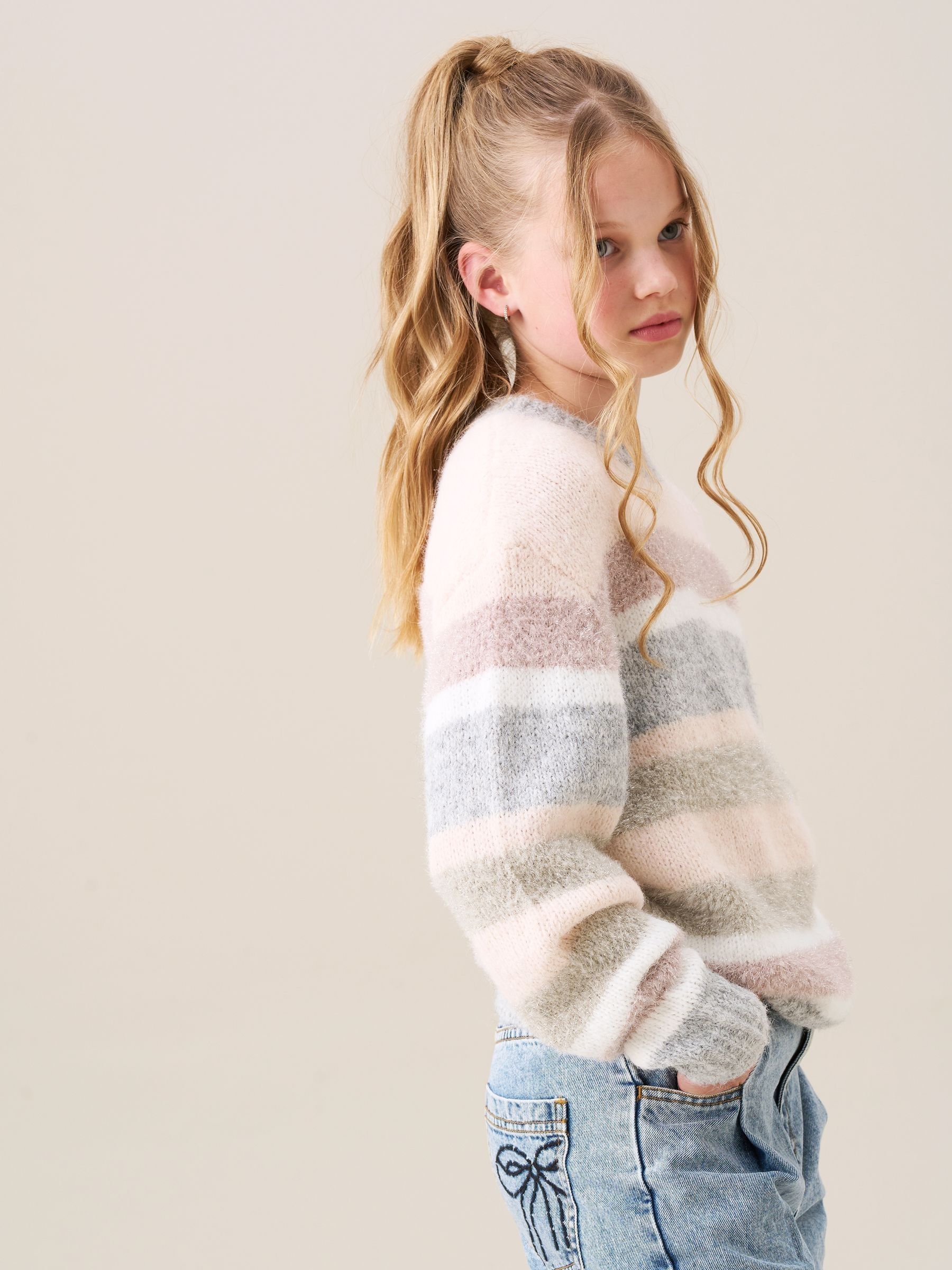 Buy Angel & Rocket Pink Sloane Pretty Stripe Jumper from the Next UK ...