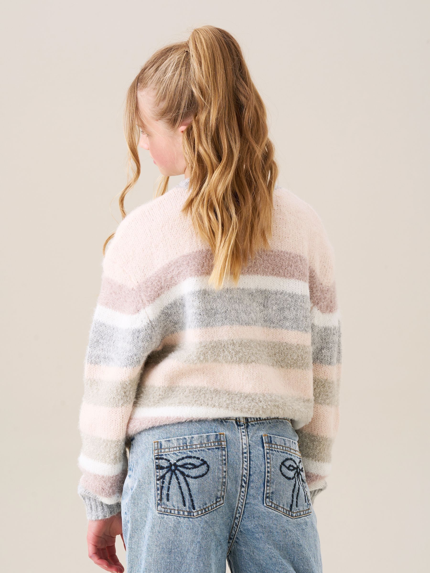 Buy Angel & Rocket Pink Sloane Pretty Stripe Jumper from the Next UK ...