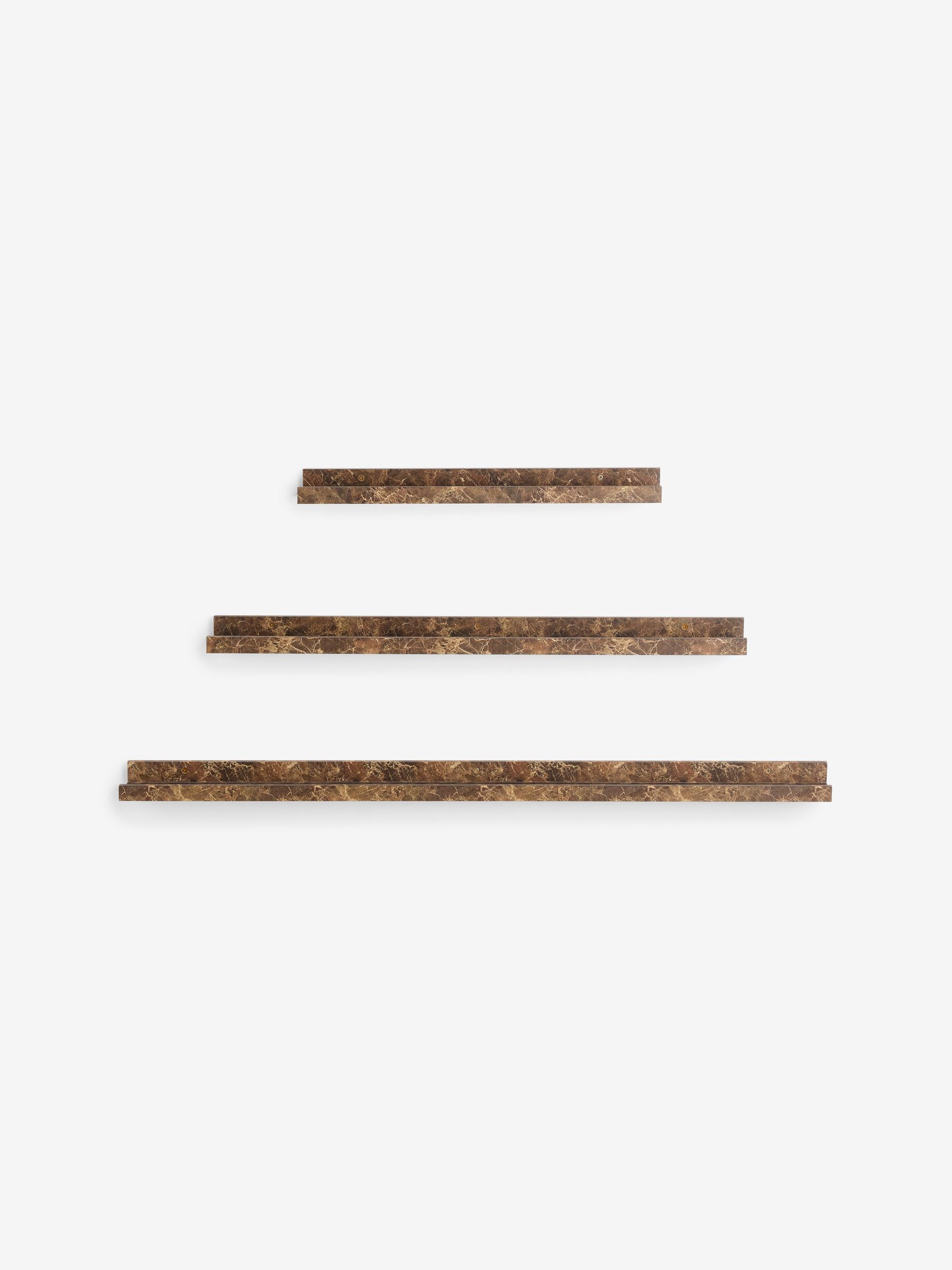 Buy Brown Marble Effect Picture Shelf from Next Germany