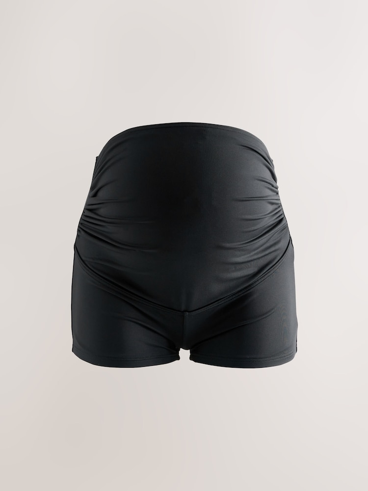 Buy Black Maternity Over Bump Short Bikini Bottoms from Next Belgium