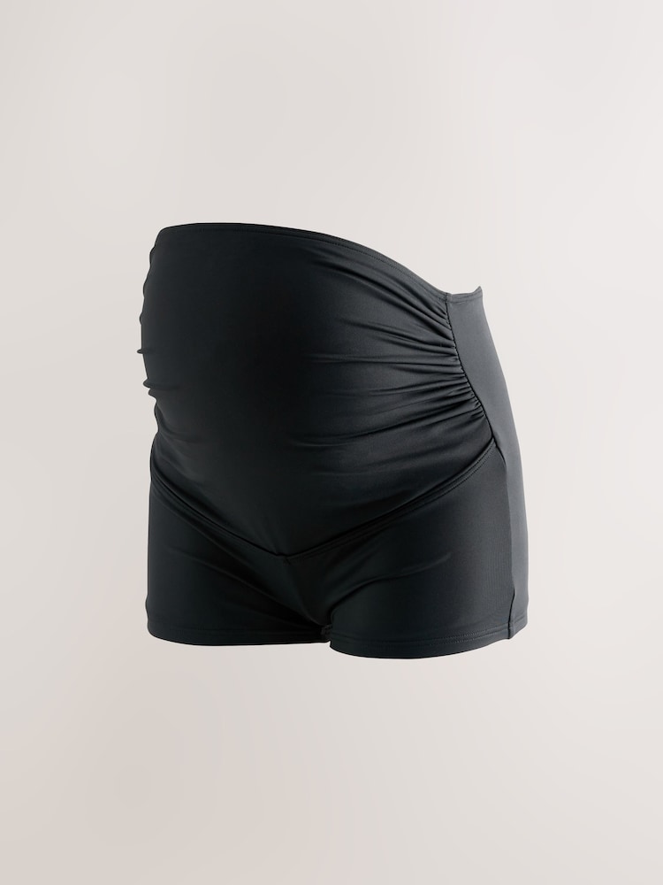 Buy Black Maternity Over Bump Short Bikini Bottoms from Next Belgium