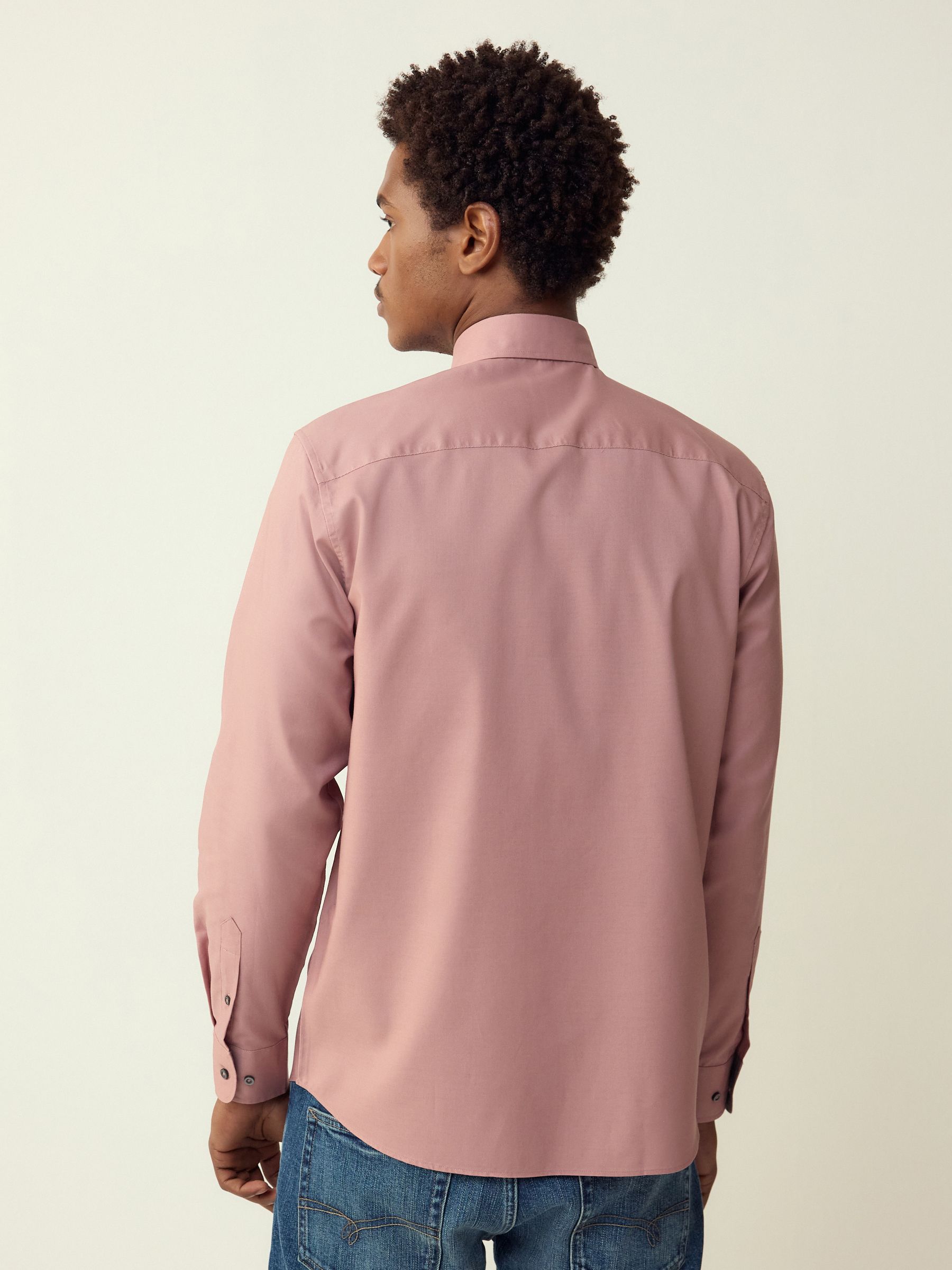 Buy Rose Pink Regular Fit Button Down Easy Iron Oxford Shirt from Next ...