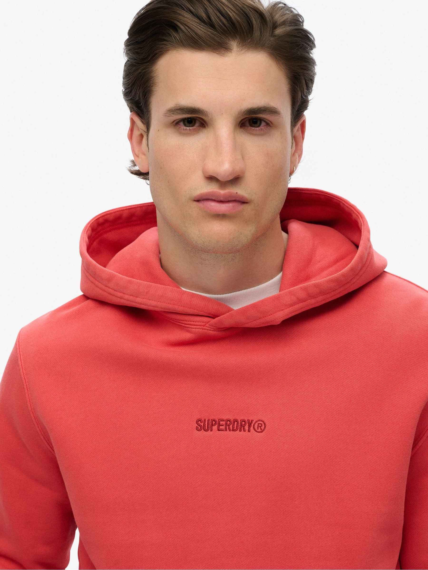 Buy Superdry Red Micro Logo Hoodie from the Next UK online shop
