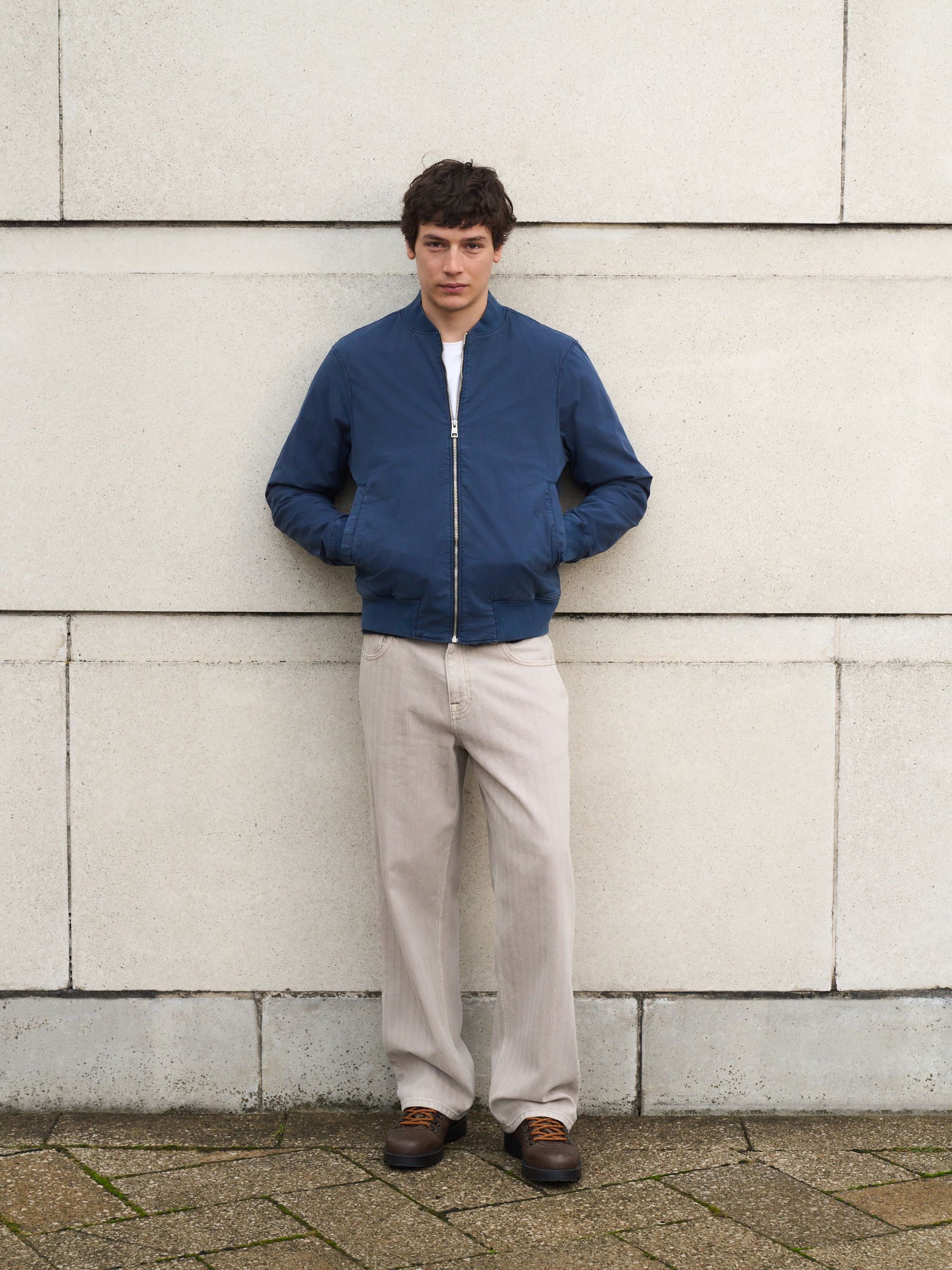 Buy Blue Casual Bomber Jacket from Next United Arab Emirates