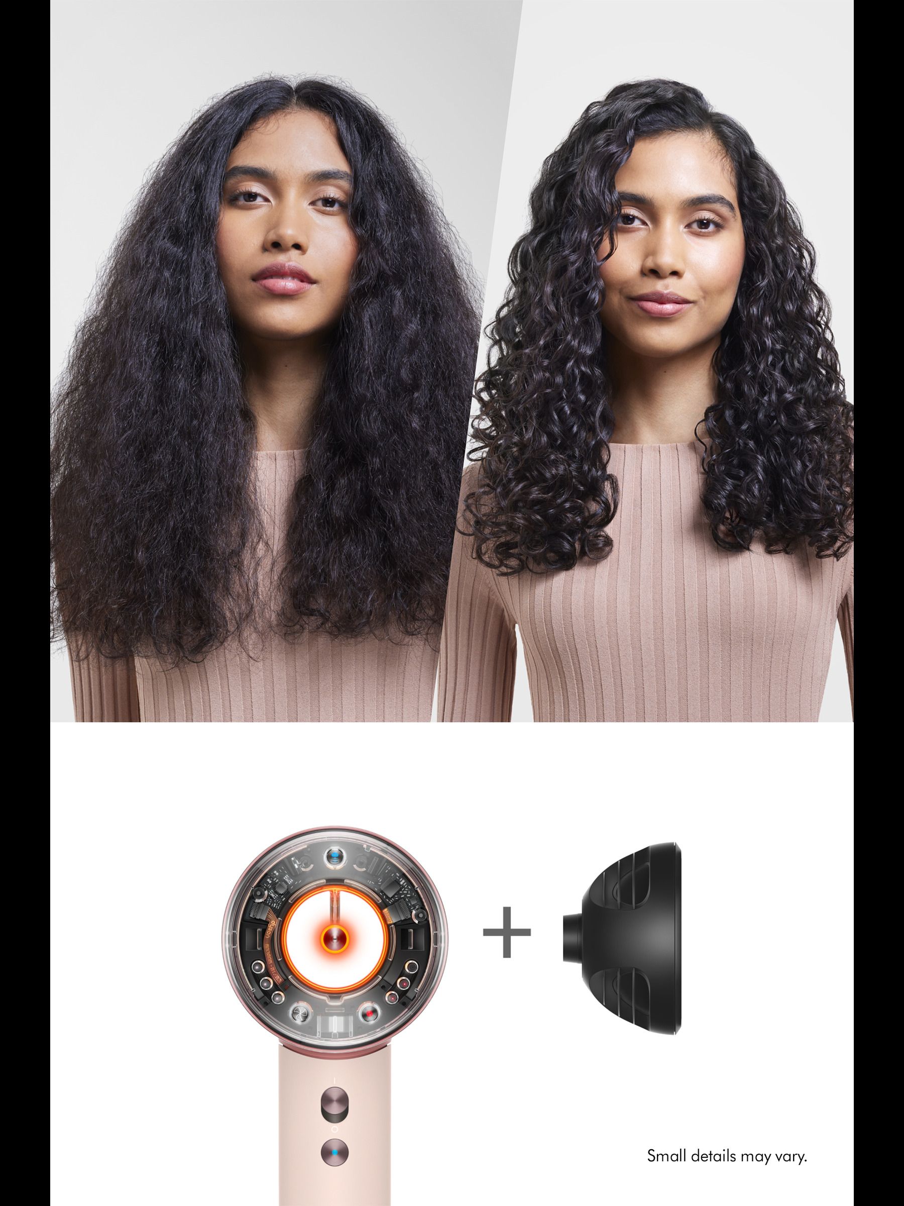 Buy Dyson Pink Supersonic Nural Curly to Coily Hair Dryer from the Next ...