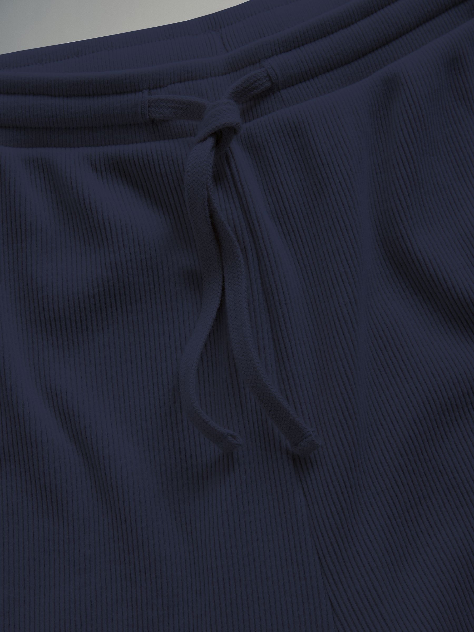 Buy The Set 2 Pack Soft Touch Ribbed Wide Leg Joggers Navy/Chocolate ...