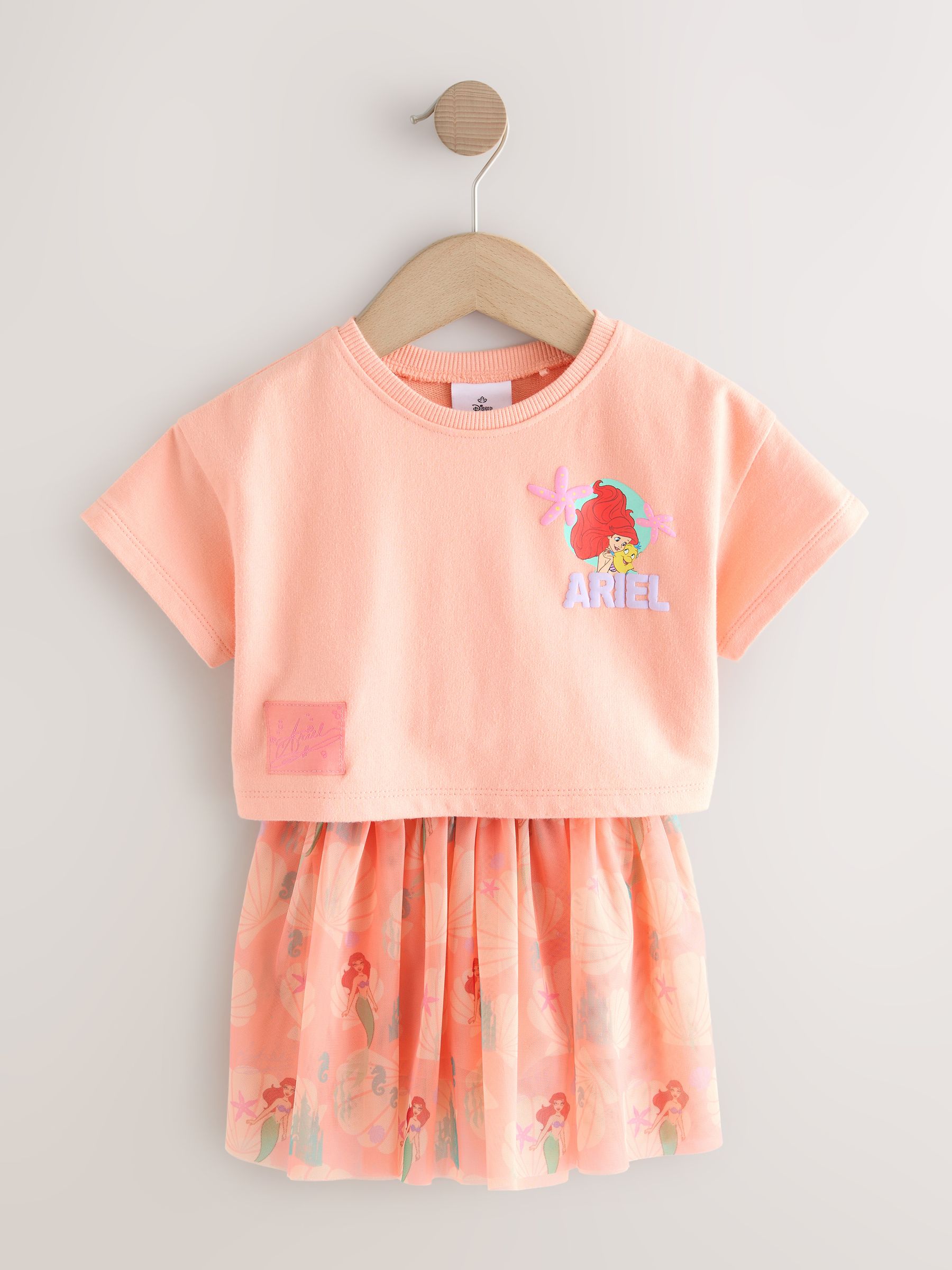 Buy Coral Ariel Disney Top & Skirt Set (3mths-7yrs) from the Next UK ...