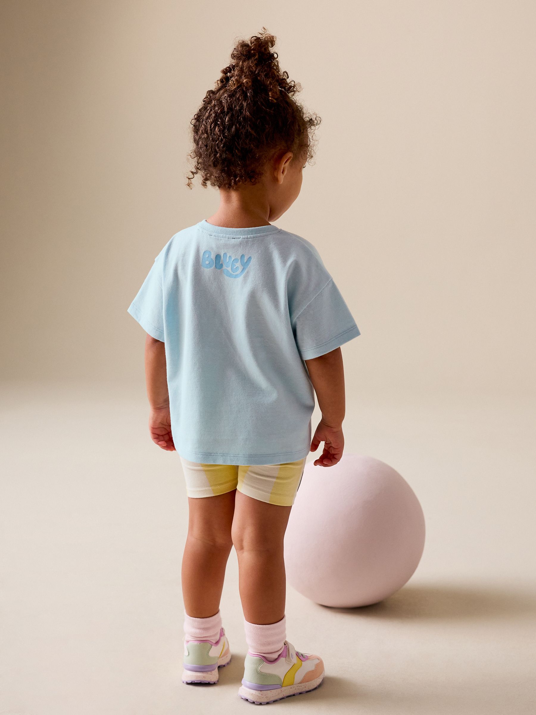 Buy Blue - Bluey Short Sleeve Top and Shorts Set (12mths-7yrs) from ...