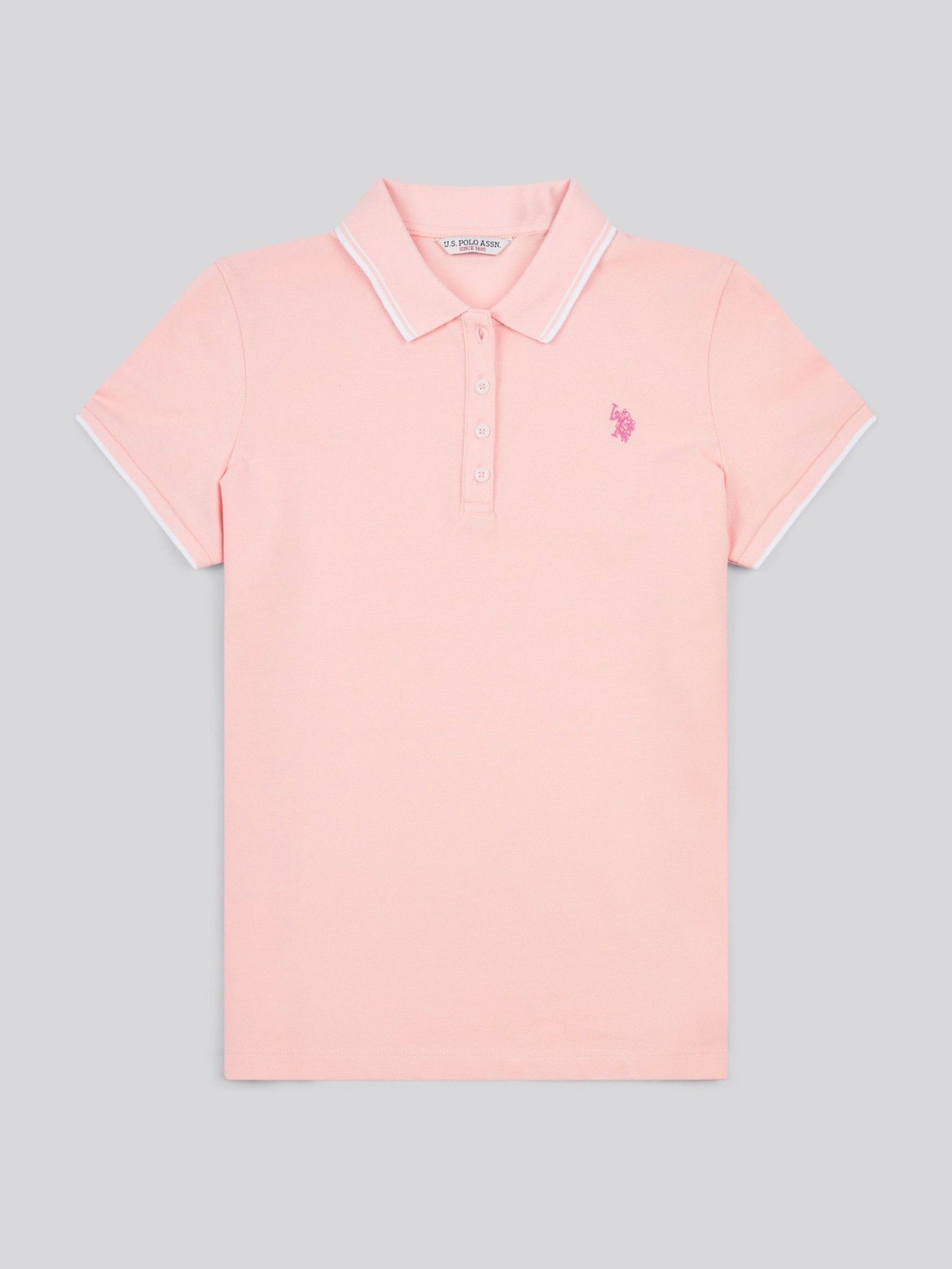 Buy U.S. Polo Assn. Pink Womens Polo Shirt from the Next UK online shop