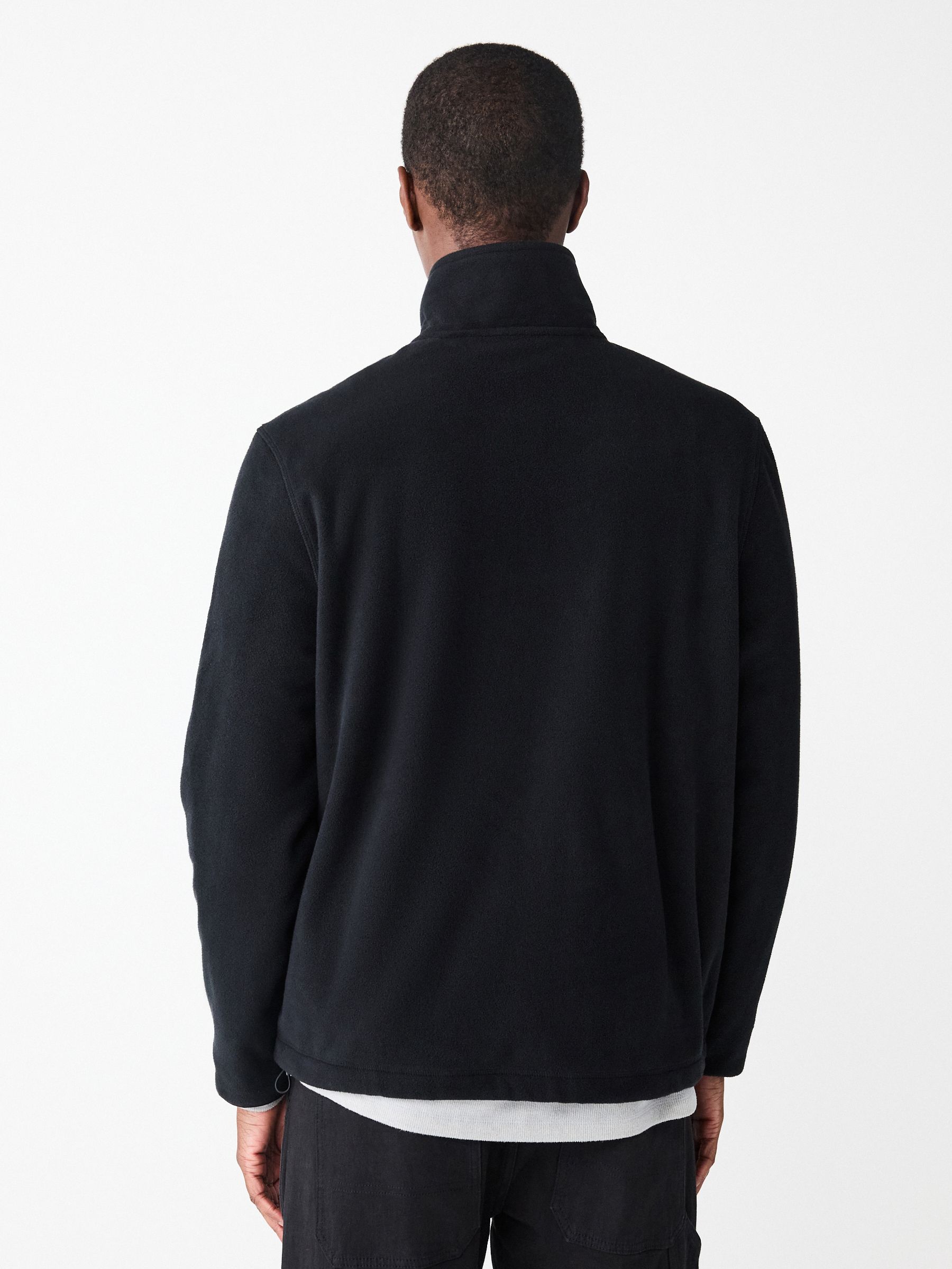 Buy Black Zip Neck Utility Style Polar Fleece from Next Hong Kong