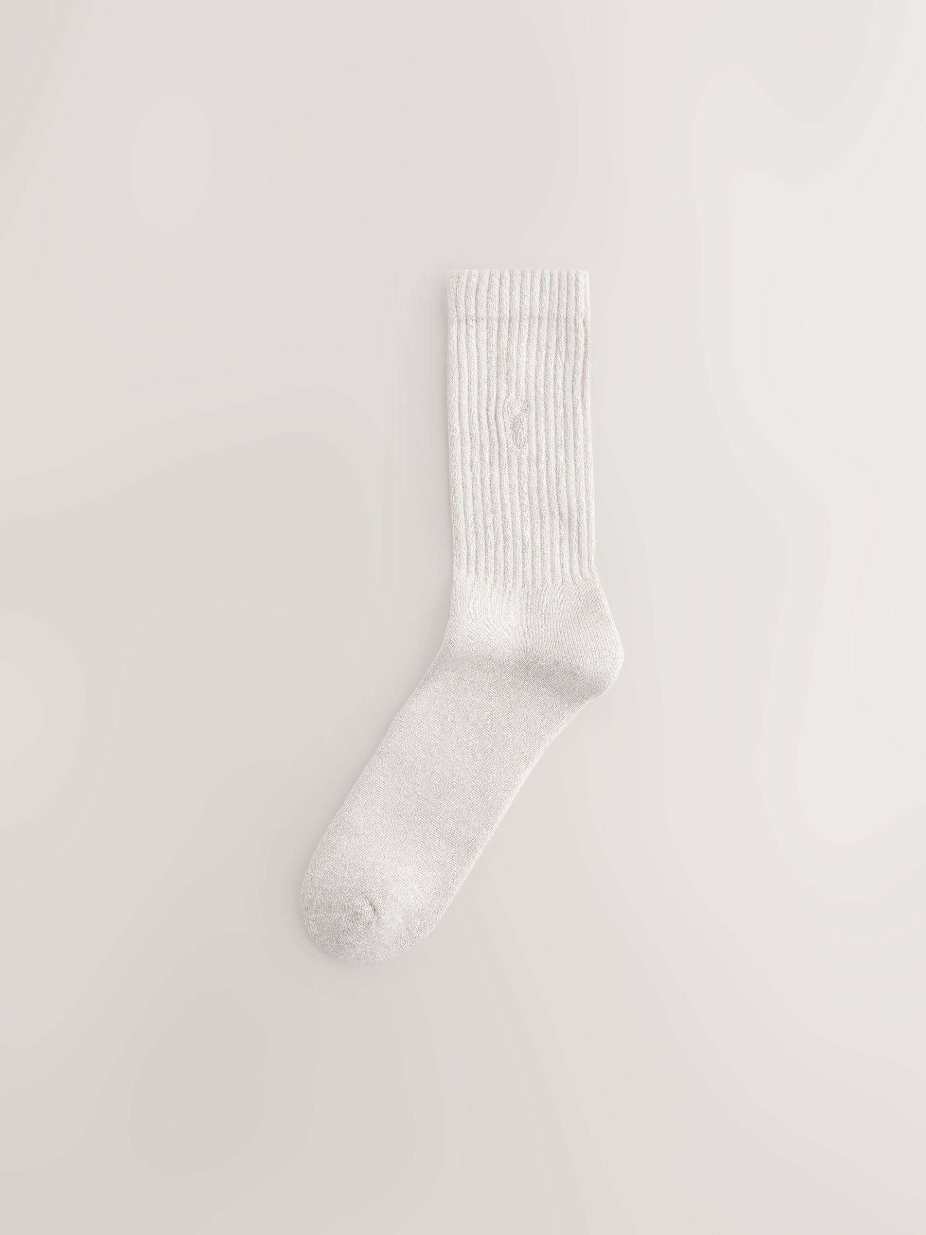 Buy Green/Neutral Stag Embroidered Heavyweight Socks 10 Pack from the ...