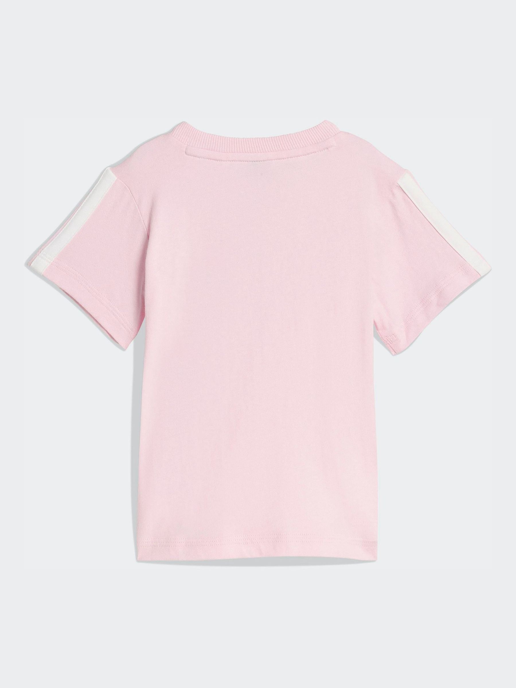 Buy adidas Pink Essentials T-Shirt and Shorts Infant Set from Next India