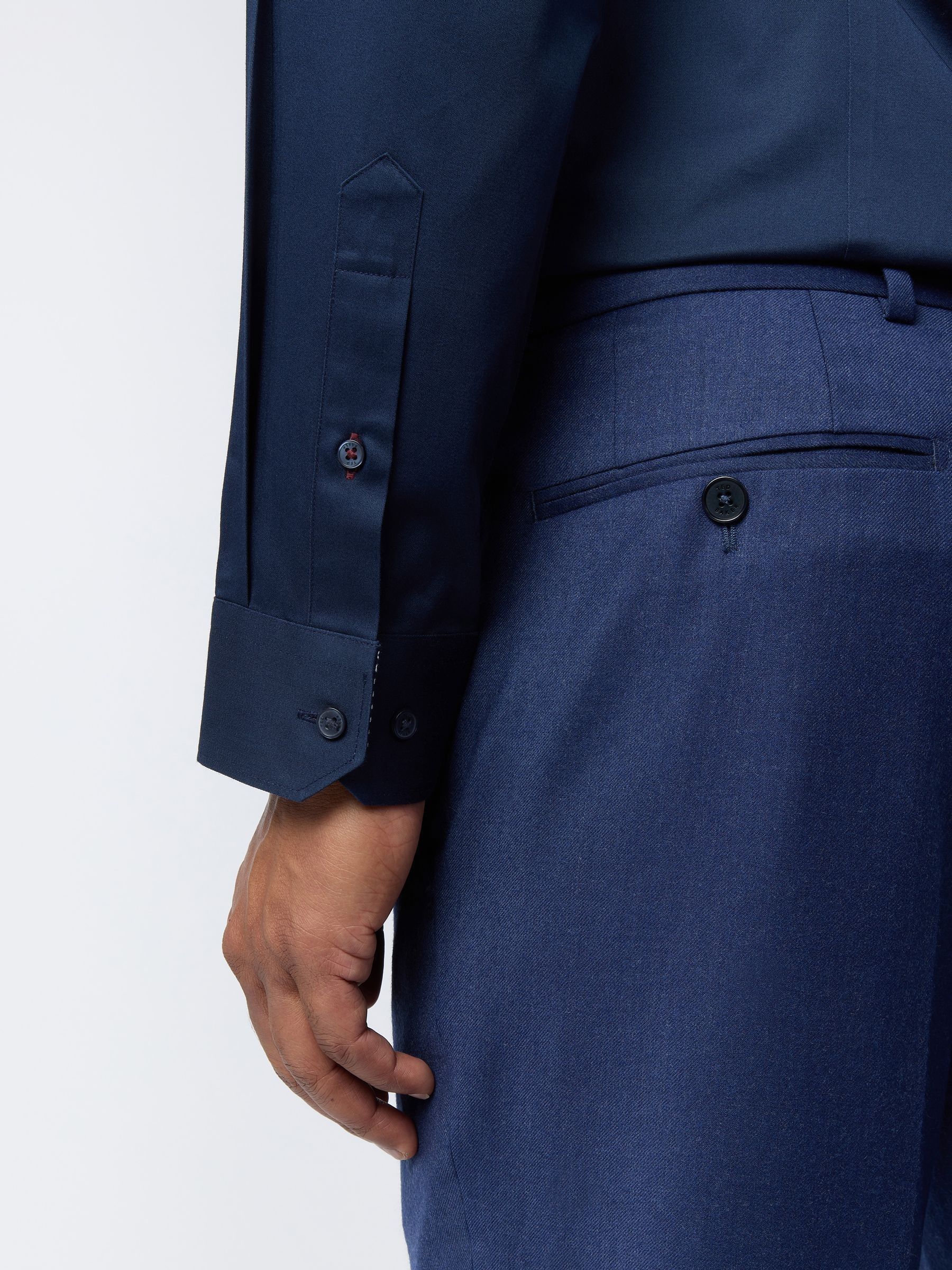 Buy Ted Baker Tailoring Blue Slim Luuk Stretch Shirt from the Next UK ...